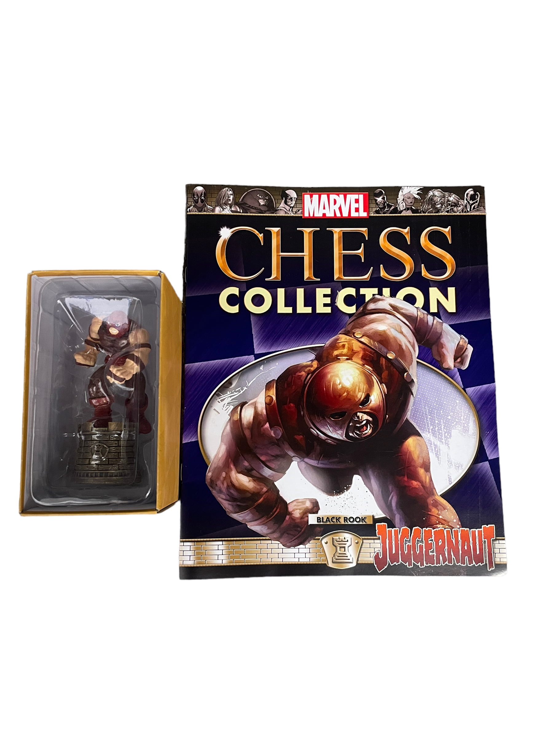 Eaglemoss Marvel Juggernaut Action Figure with Magazine, Plastic Black ...