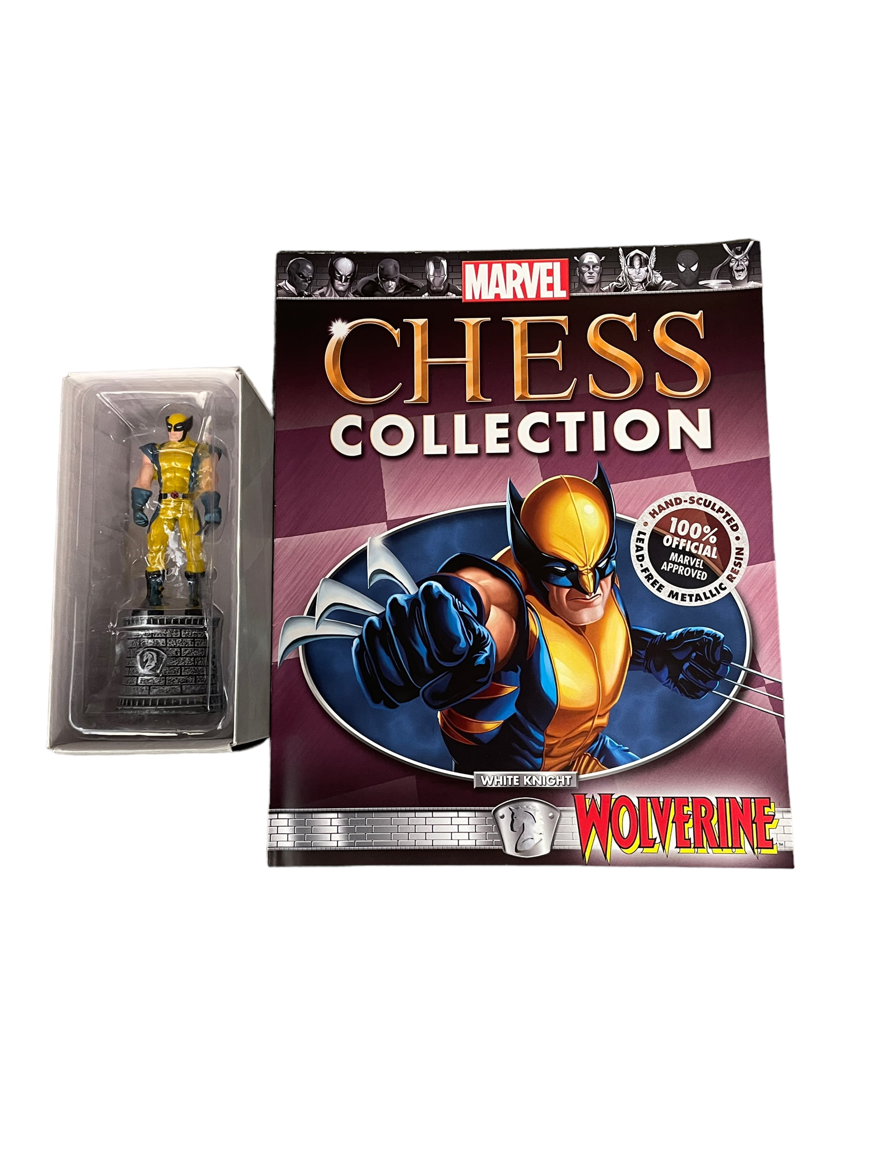 Eaglemoss Marvel Wolverine Knight Chess Piece With Magazine - Walmart.com