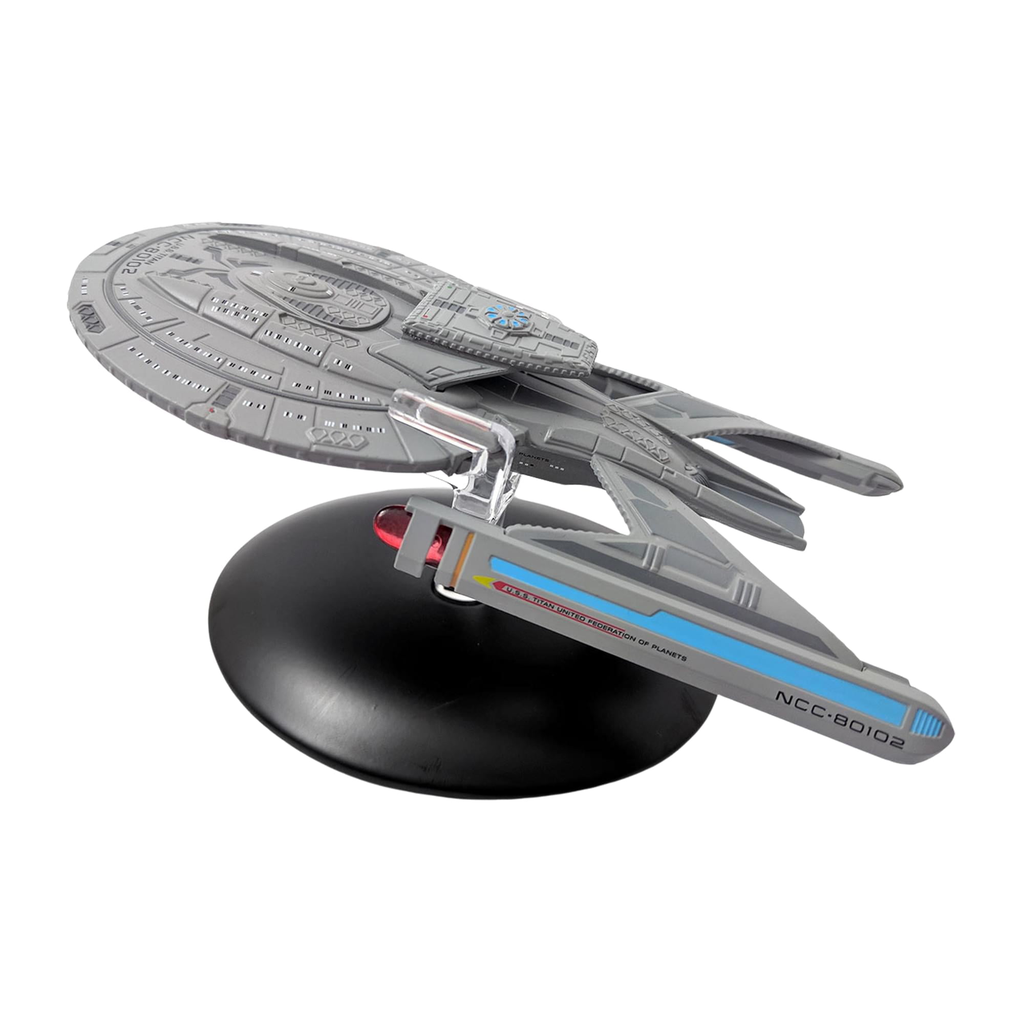 Eaglemoss Star Trek USS Titan Starship Die-Cast Replica | High-Quality ...
