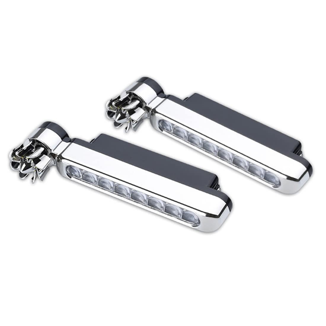Eaglerich 1 Pair 8 STF9 LEDs Wind Powered Automobile DRL Daytime ...