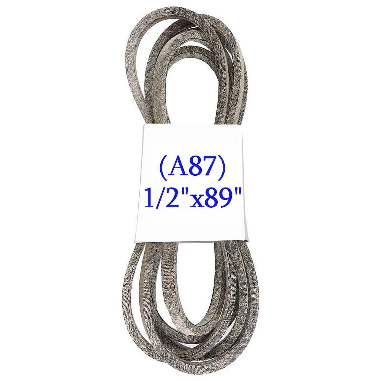 Eaglerich A87 Kevlar Lawn Mower Belt Replacement Belt, Gray, 1/2"x89 ...