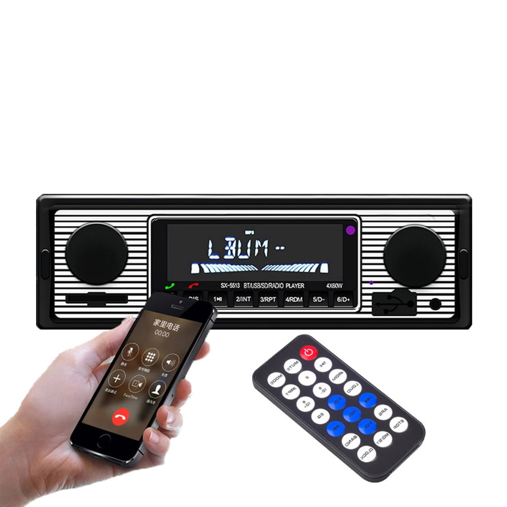 Eaglerich LCD Screen Single 1 Din Car Stereo with Remote Control and ...