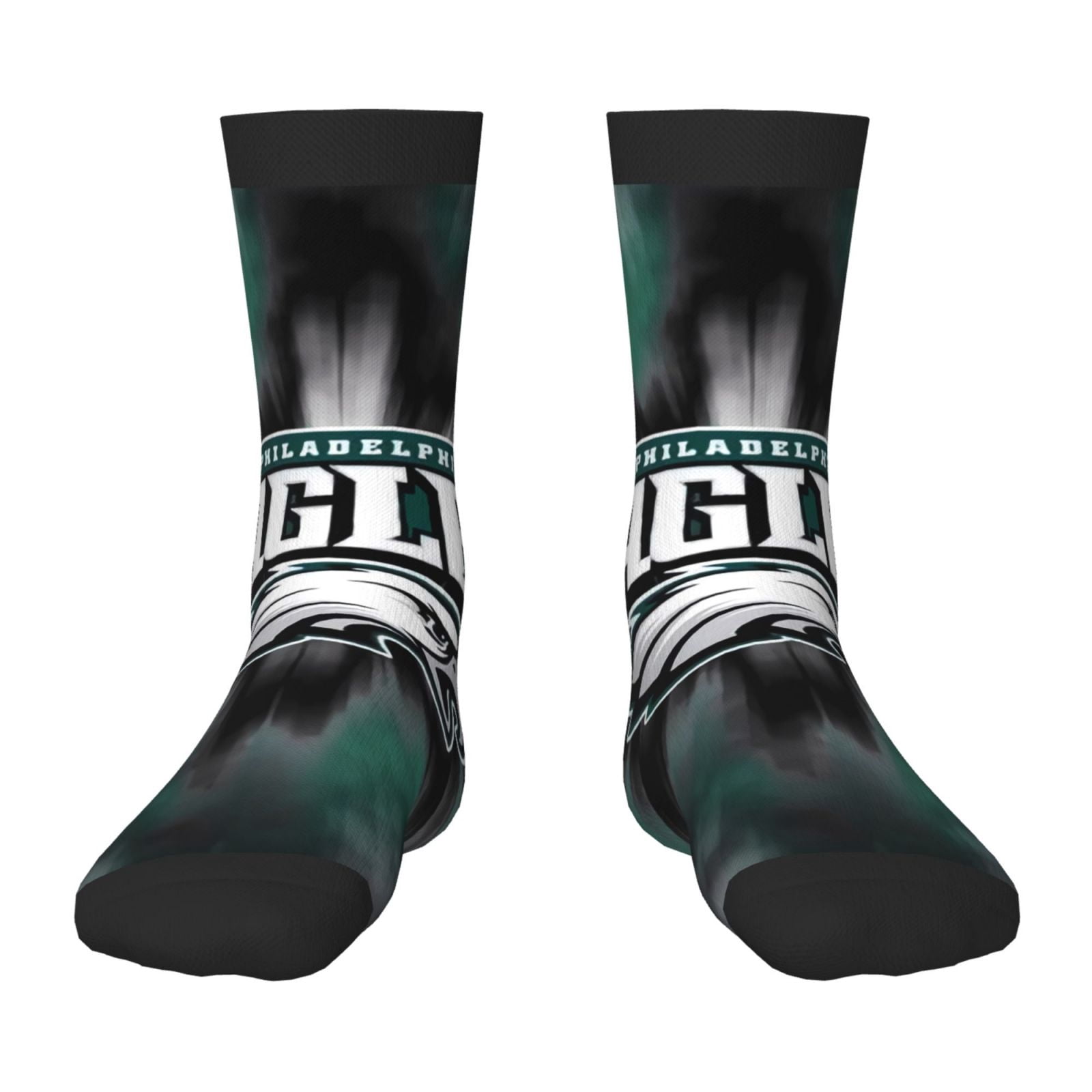 Eagles Children's football team contrast color mid-tube socks with ...