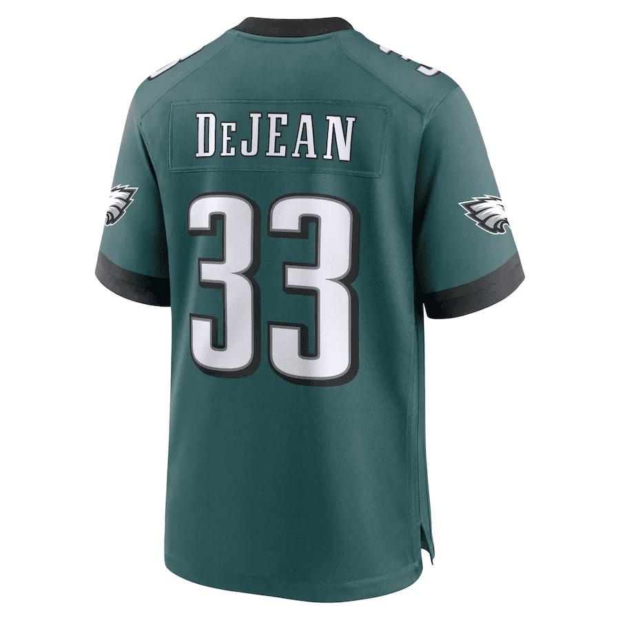 Eagles Cooper DeJean#33 Men's American Football Jersey Club Football ...