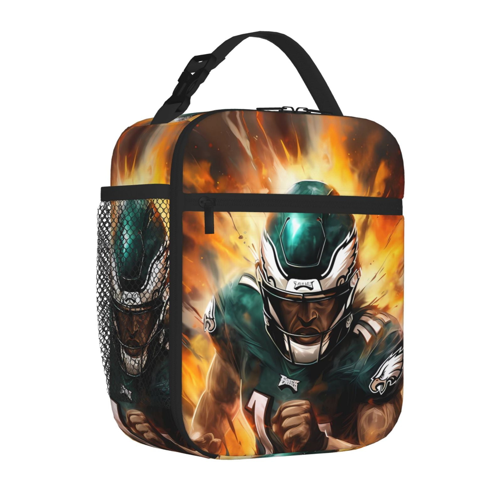 Eagles Football Team Campus Portable Insulated Lunch Box, Unisex ...