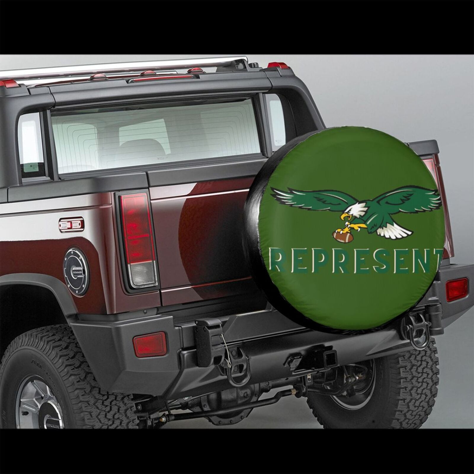 Eagles Football Team Custom Spare Tire Covers, Durable Tire Protectors ...