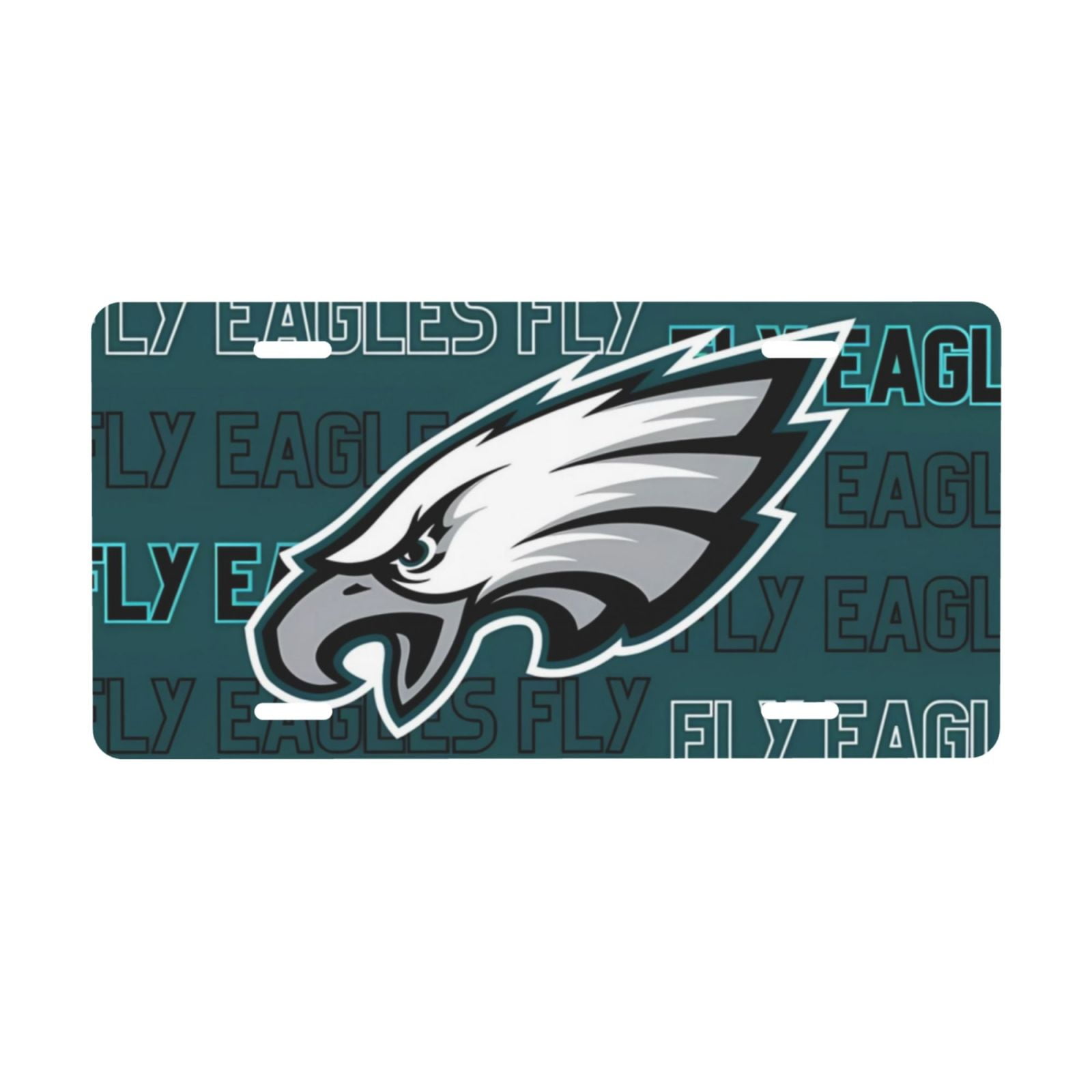 Eagles Football Team Fans License Plate Decorative Metal Car Tag Front ...
