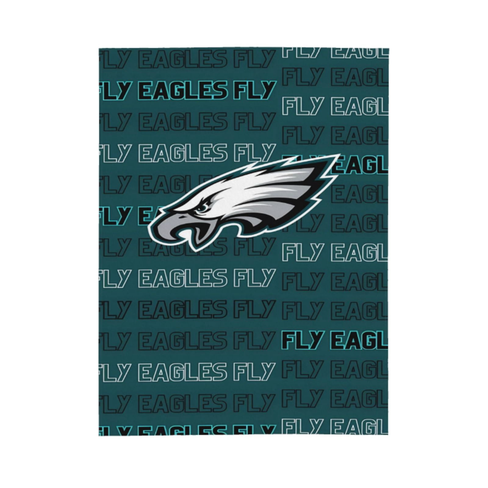 Eagles Football Team Flannel Blanket, Thickened and Super Soft Blanket ...
