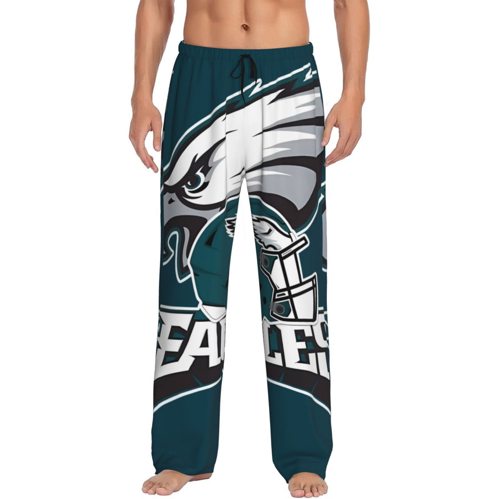 Eagles Football Team Men's Autumn And Winter Home Print Long Pajama ...
