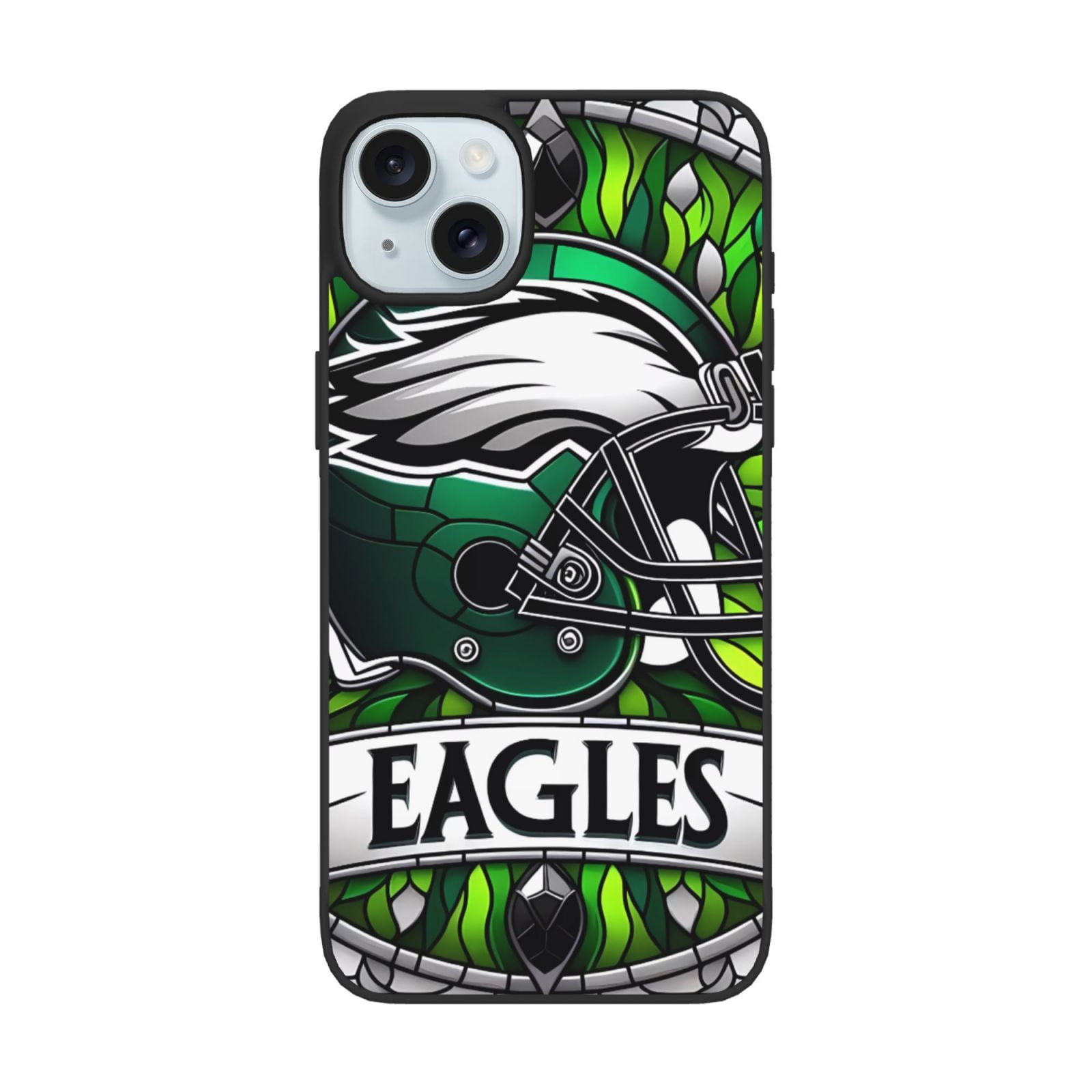 Eagles Iphone 15 PC Case Football Pattern Design Shockproof Rugged Cover,Cases for Man Woman ...