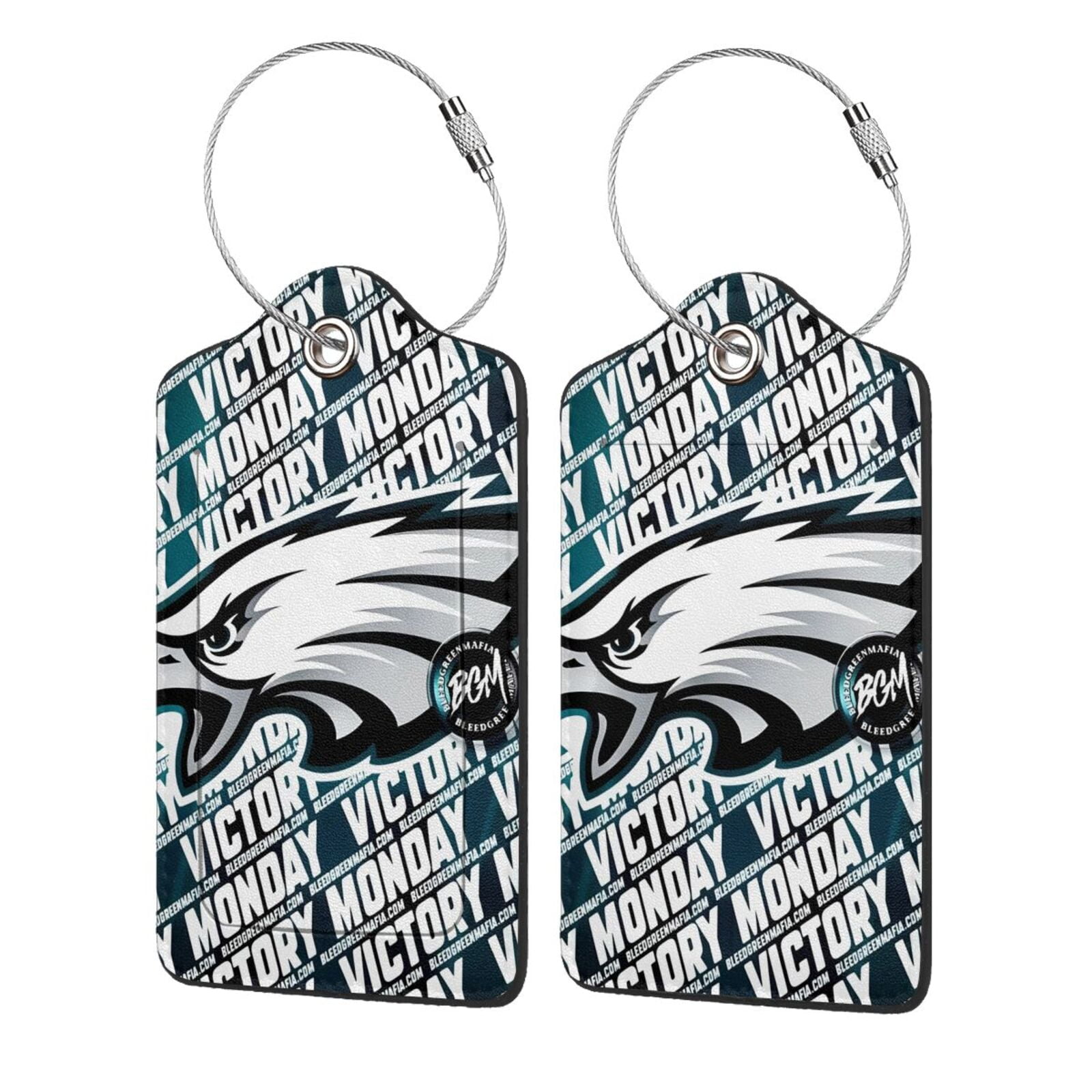 Eagles Leather Luggage Tag Leather Suitcase Baggage Tags Luggage Tag ...