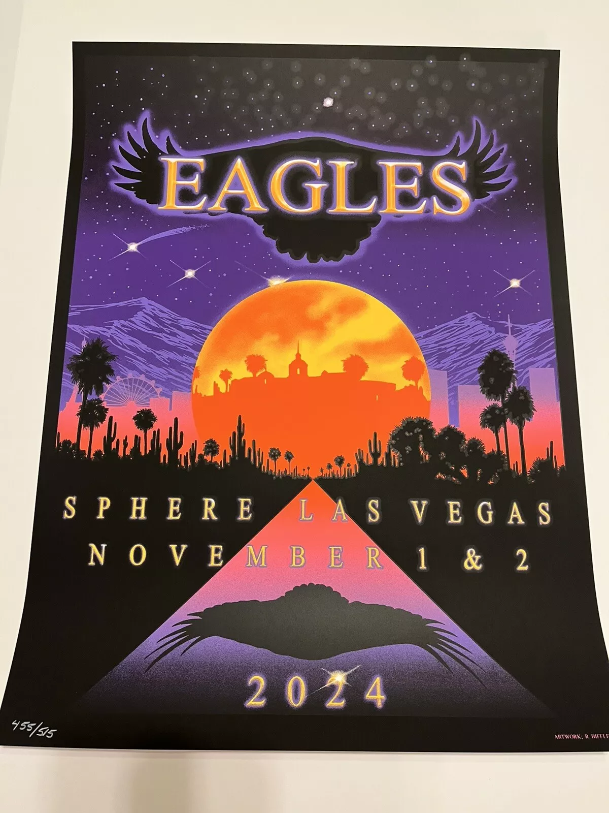 Eagles Live At The Sphere Las Vegas 11-1/11-2 2024 Poster - Walmart.com