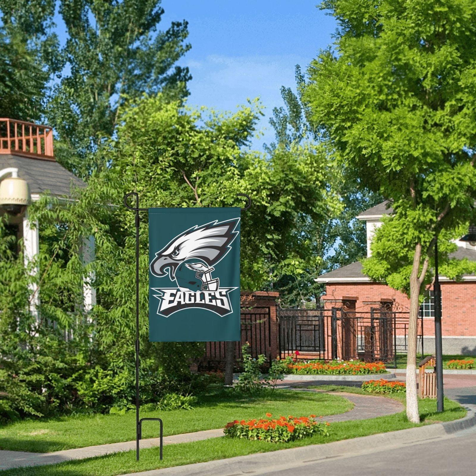 Eagles Logo Printing Double Sided Flag Personalized Garden Flag Home ...