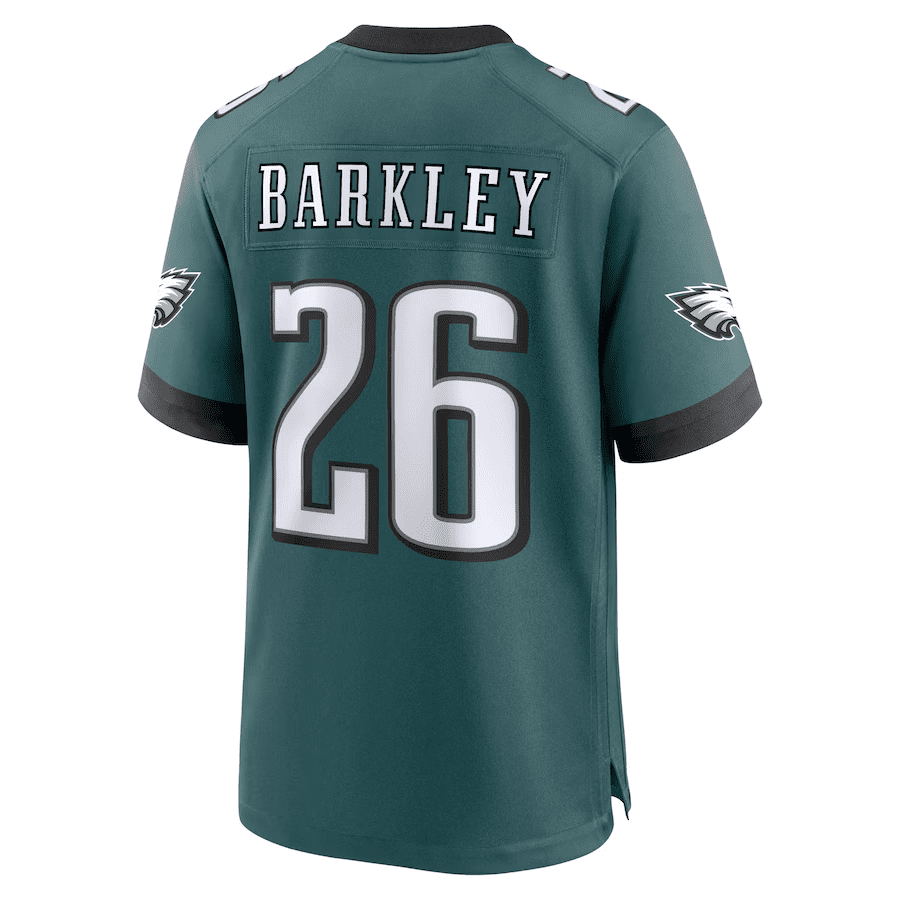 Eagless Men's Barkle_y#26 Football Pl_ay_er Stitched Shirt Sport Team ...