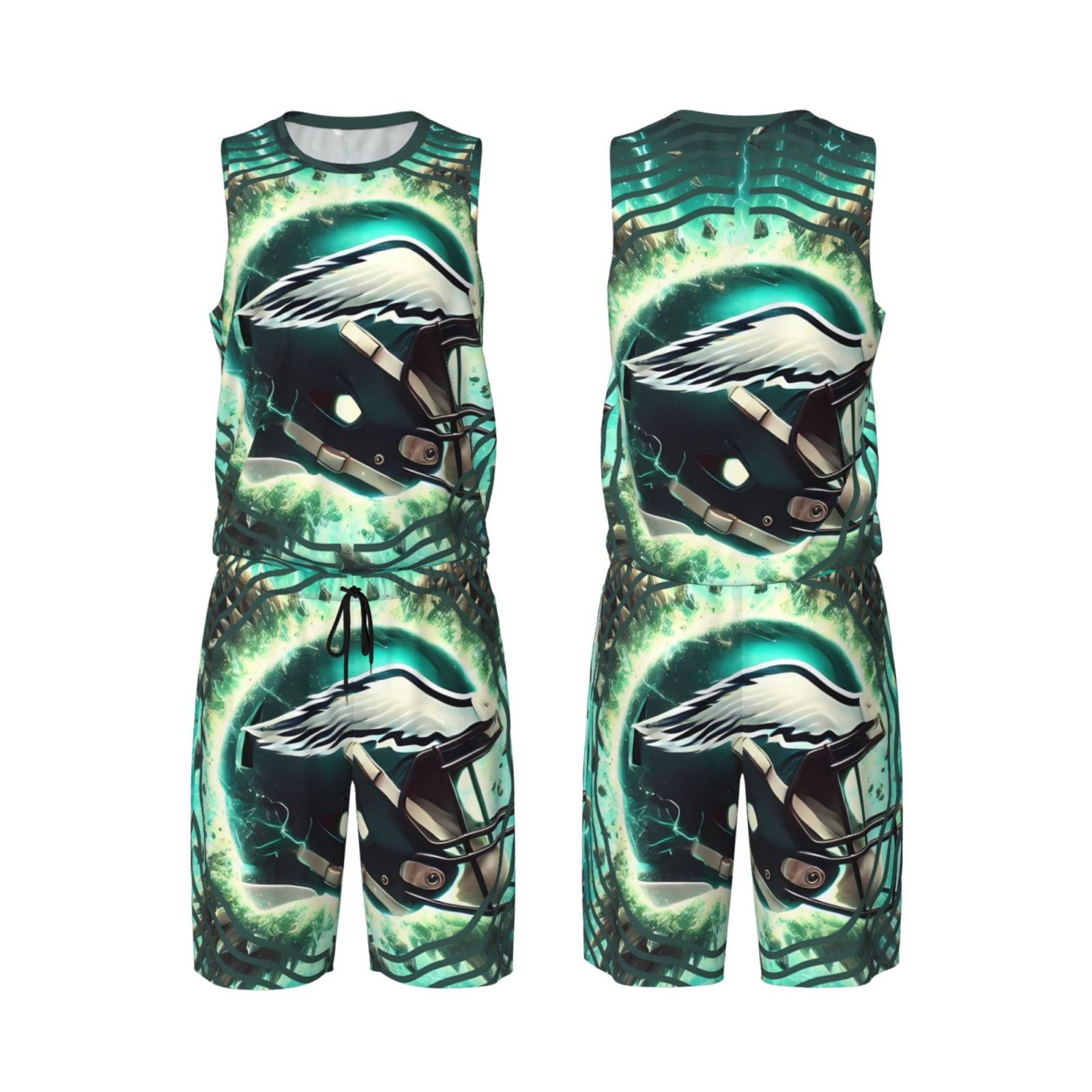 Eagles Men’s Basketball Uniform Set Men Basketball Jersey and Shorts ...