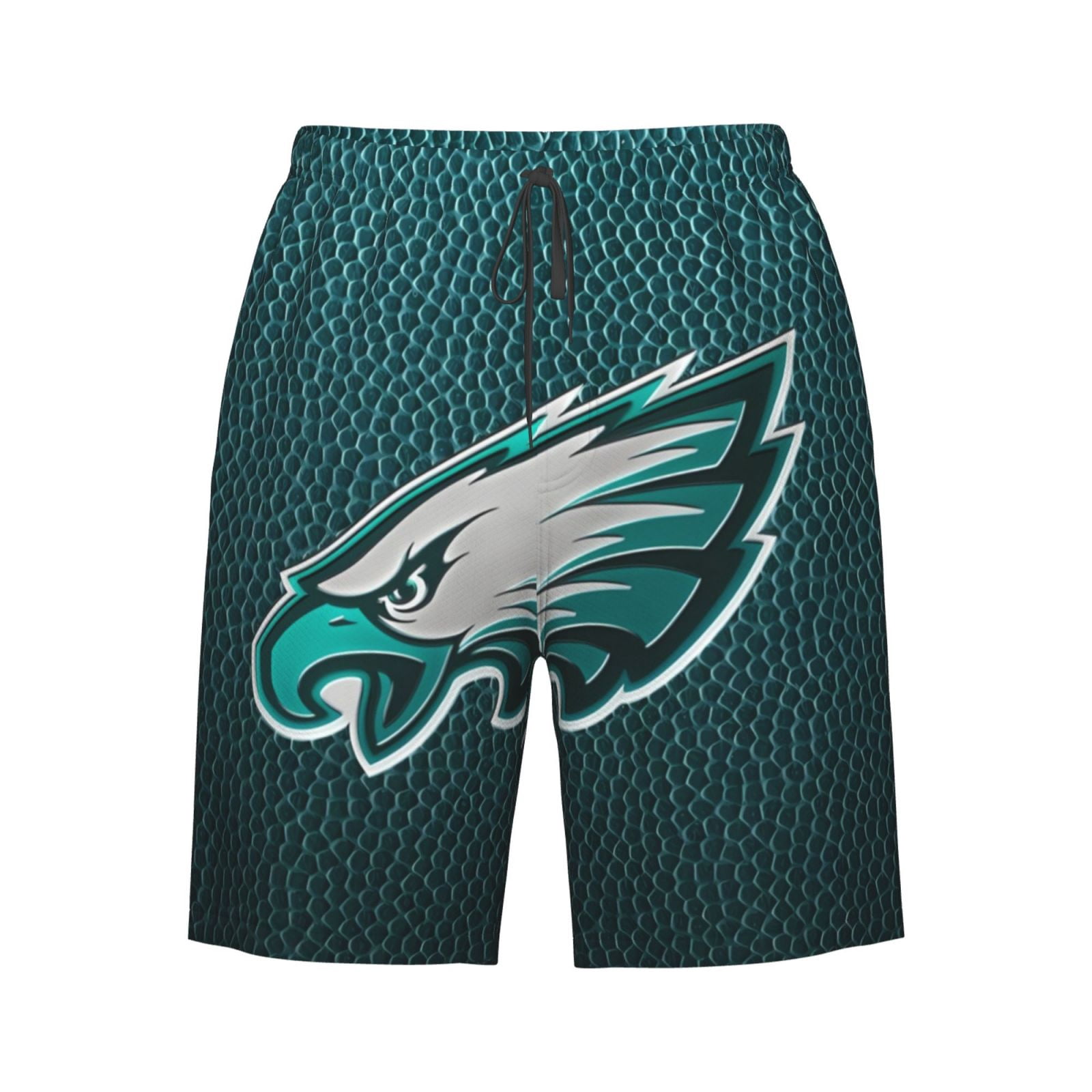 Eagles Men's Quick Dry Beach Shorts Football Team Logo Print Dive Swim ...