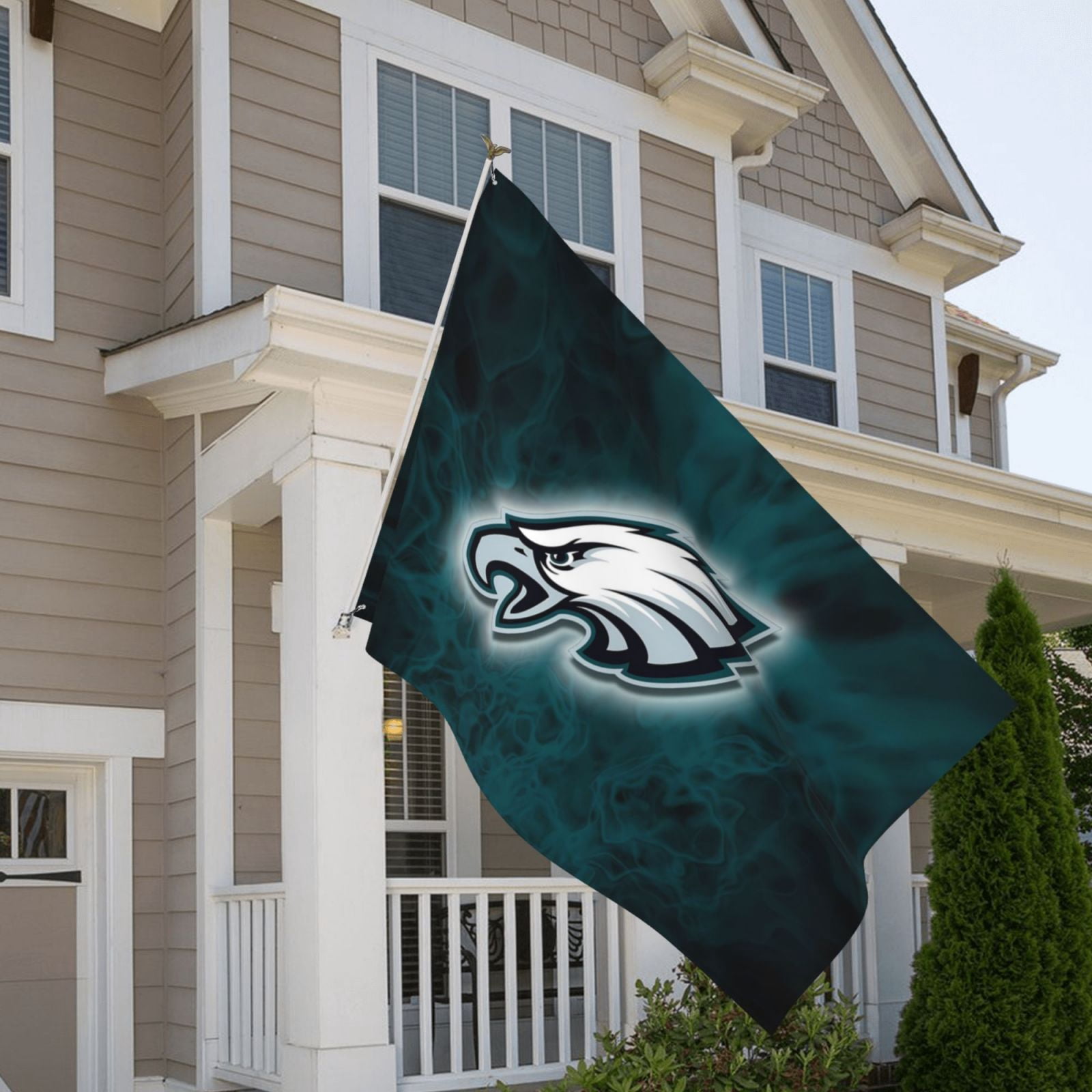 Eagles Outdoor Decorative Flags Printed with Football Team Logo Support ...