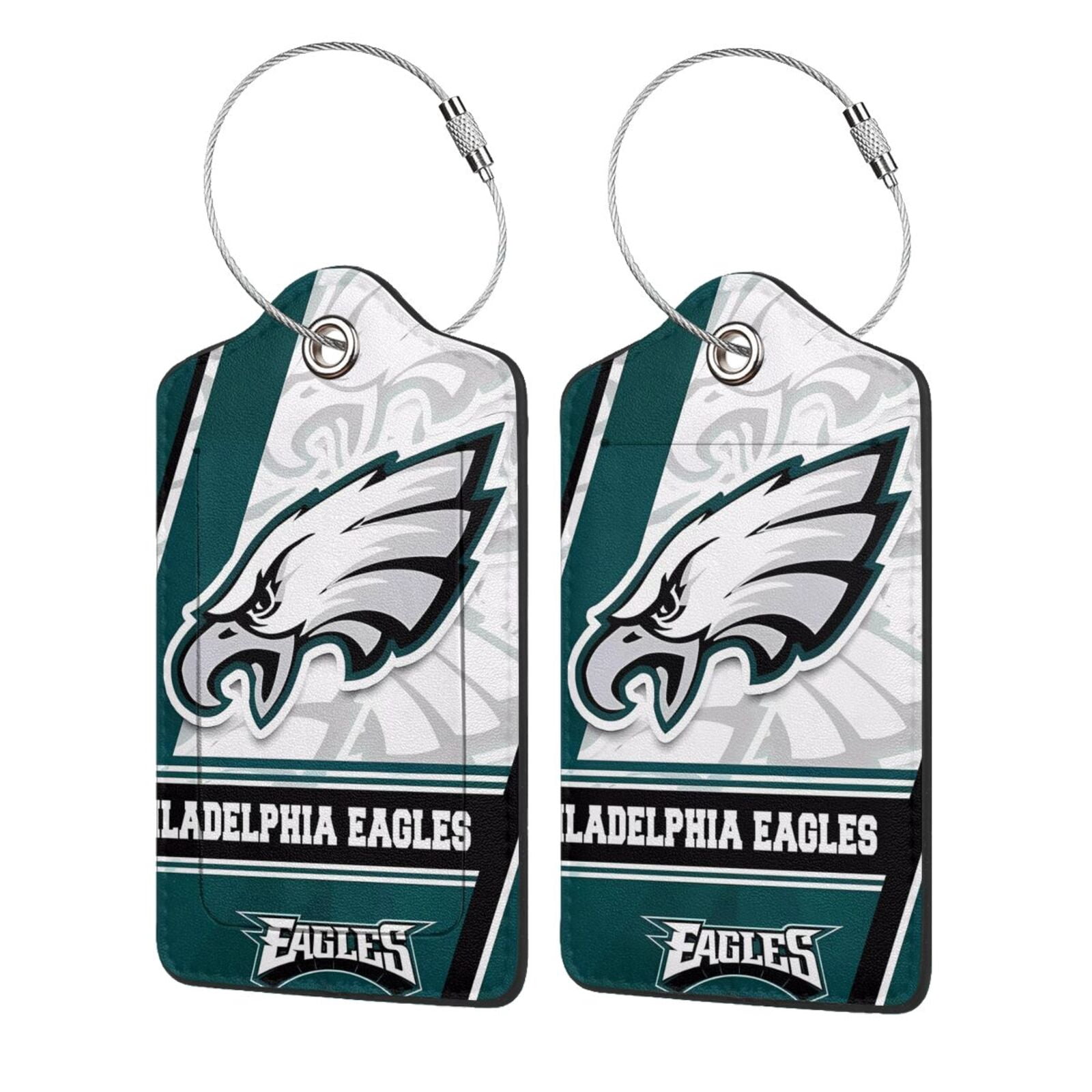 Eagles Stainless Steel Leather Luggage Tag Hang Tag, Unisex Luggage Tag ...
