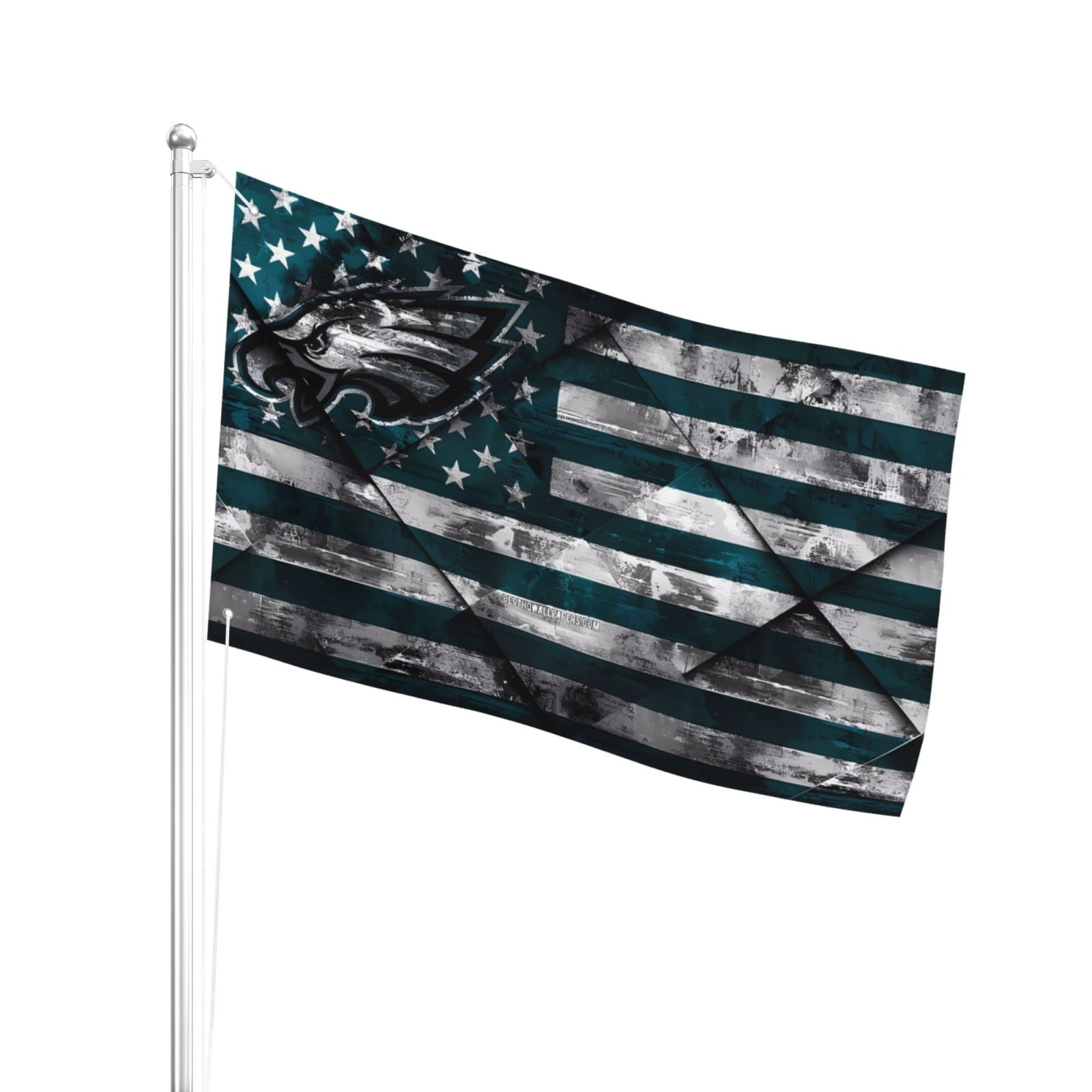 Eagles Three Layer personalized Double Sided Flag Football Fans ...