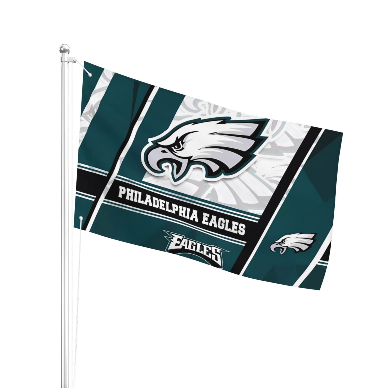 Eagles Three Layer personalized Double Sided Flag Football Fans ...