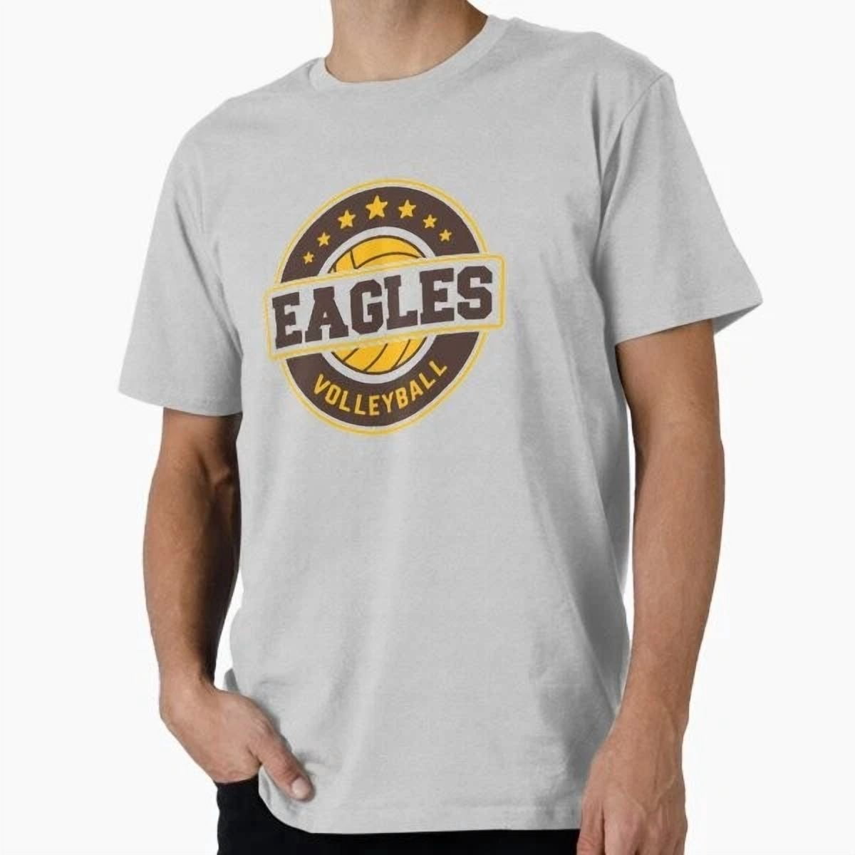 Eagles Volleyball School Mascot Name Team Spirit S T-Shirt S-5XL ...