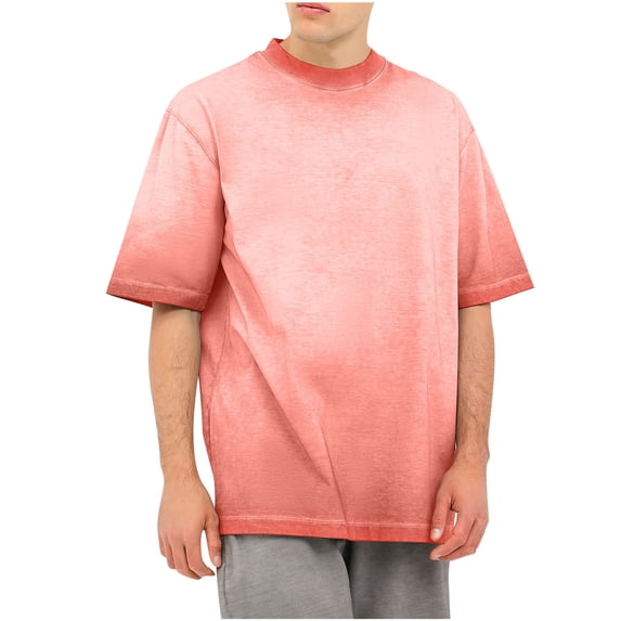 Eagokdc Plain Tshirts for Men Casual Crew Neck Short Sleeve Workout Big ...