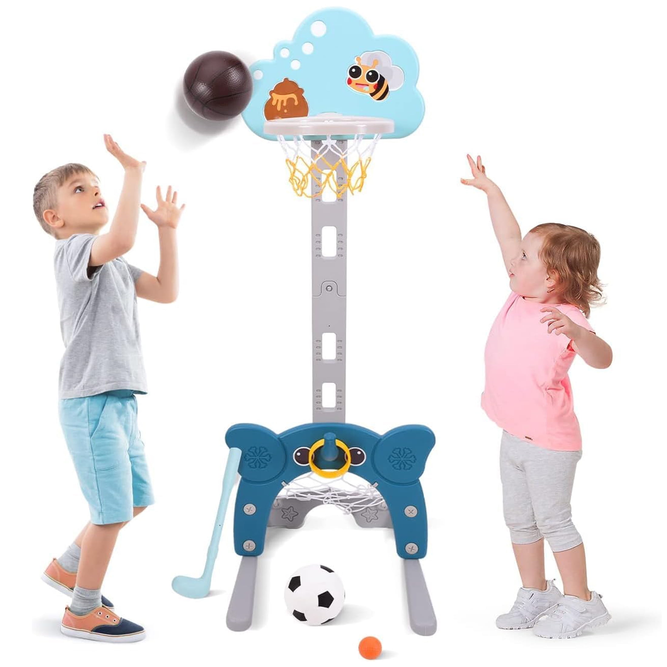 Ealing 4-in-1 Kids Sports Activity Center Indoor Outdoor Toddler ...
