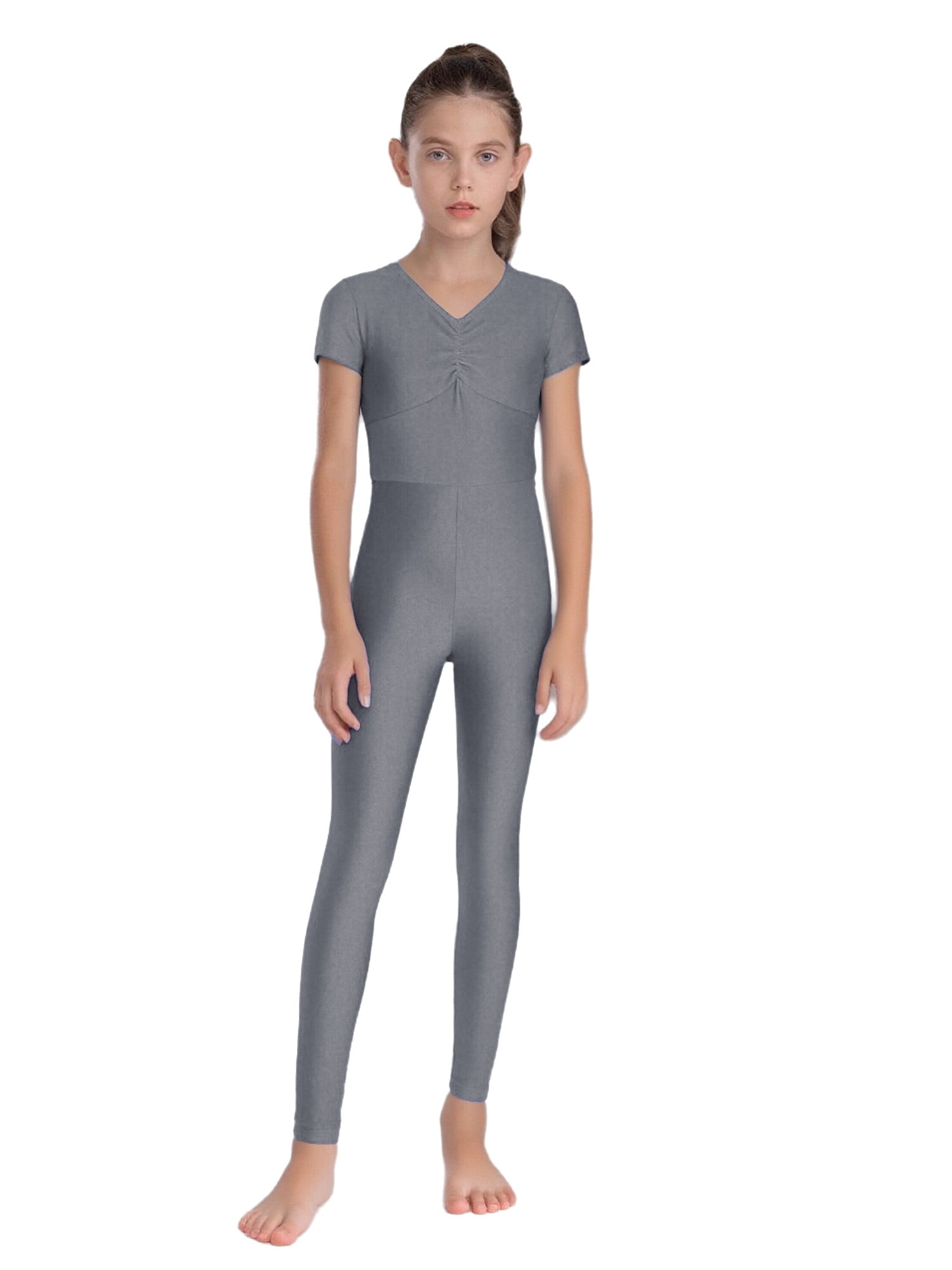 Eandarui Girls' Full Body Unitard One Piece Romper Leotard Gymnastics ...