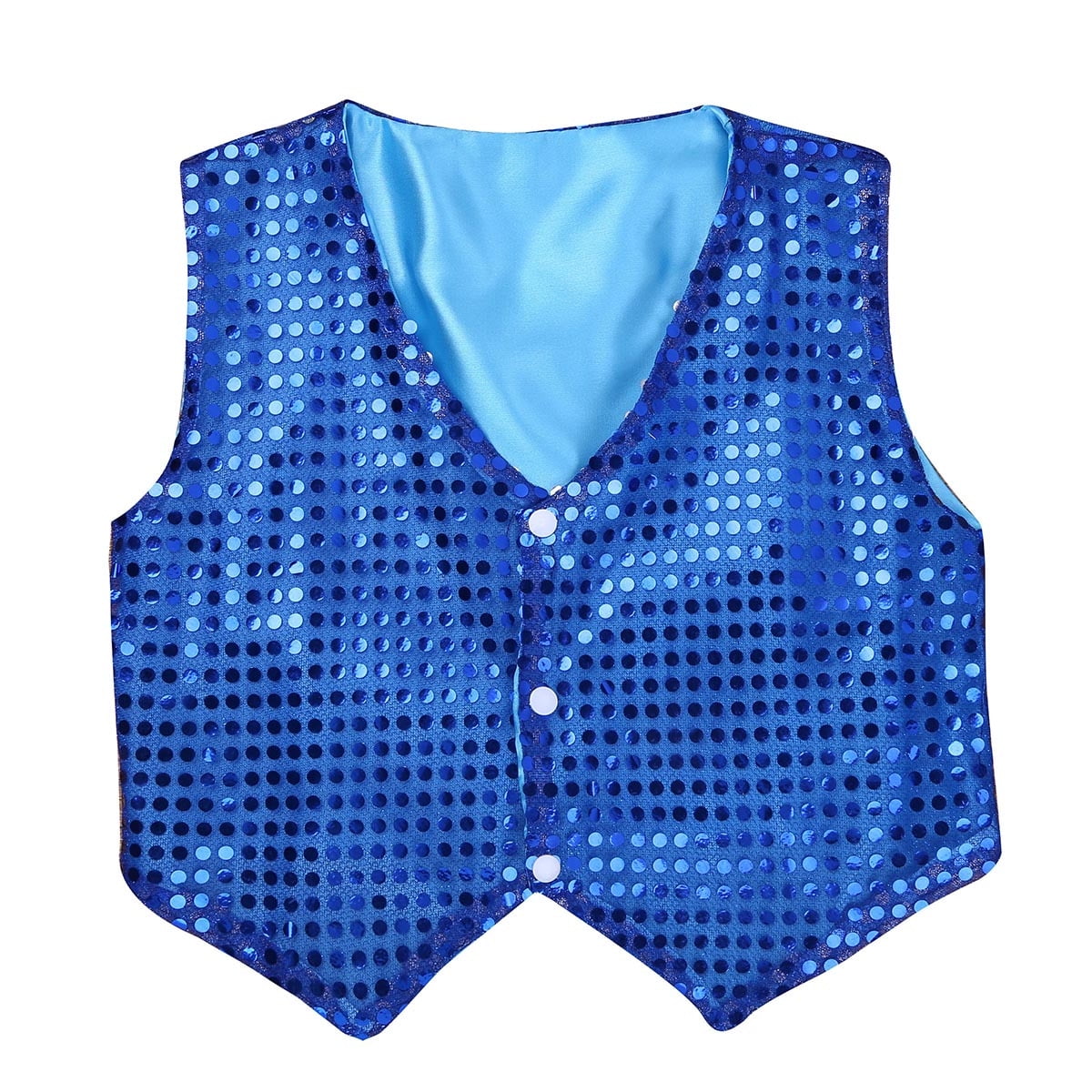 Eandarui Kids Boys Girls Shiny Sequins Hip Hop Jazz Dance Party Costume ...