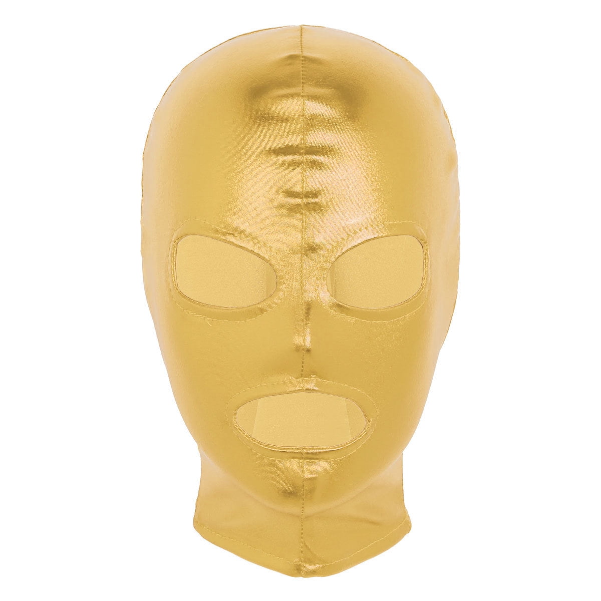 Eandarui Unisex Men Women Open Mouth Eyes Hood Mask Wetlook Full Face ...