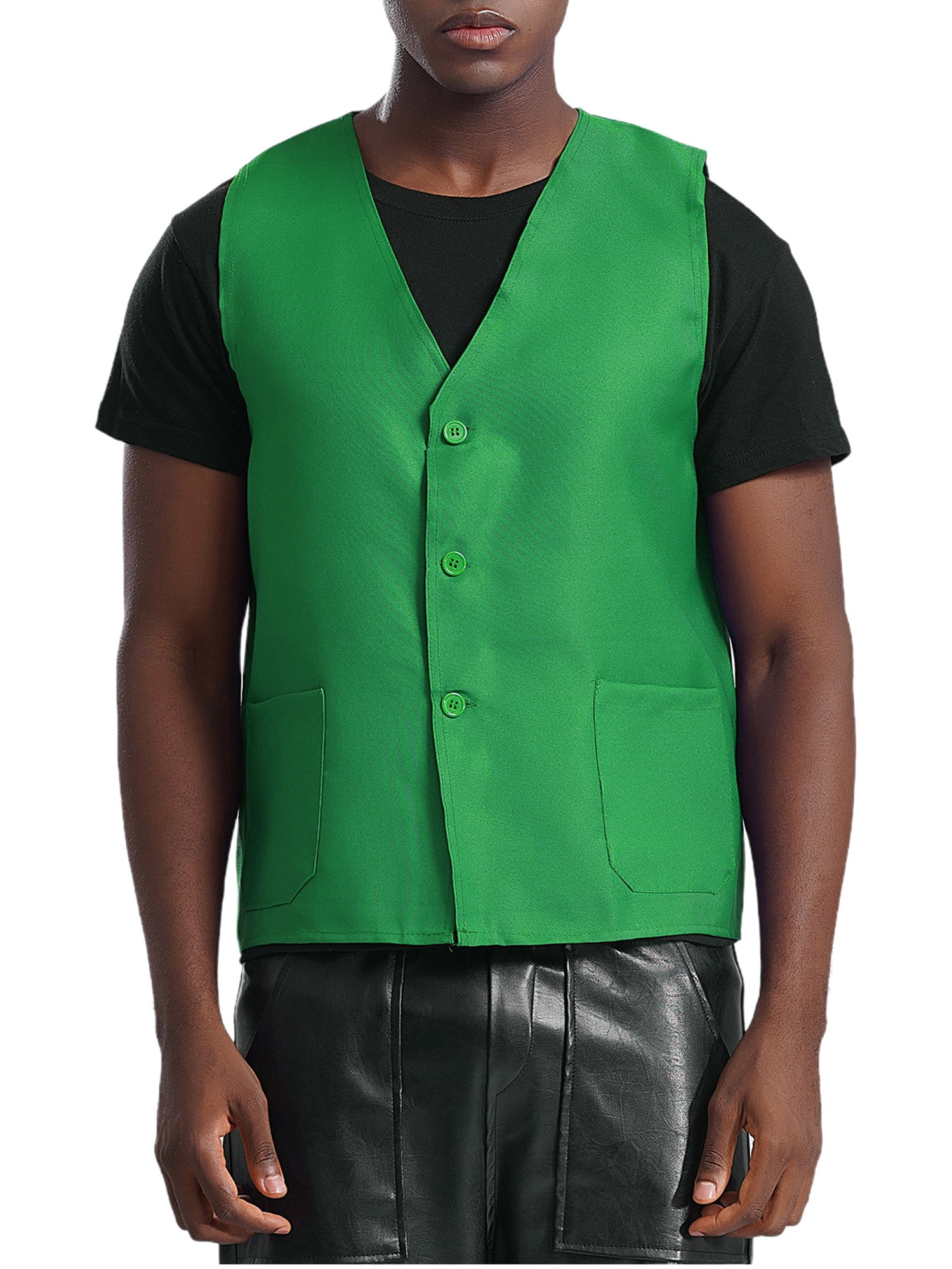 Eandarui Unisex Work Vest Volunteer Activity Supermarket Uniform Coat ...