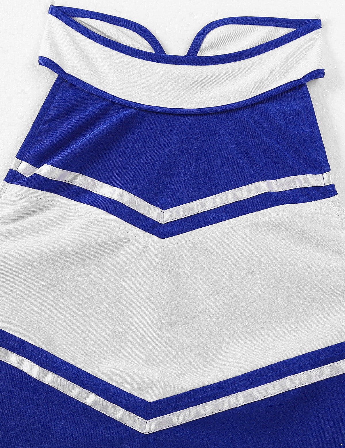 Eandarui 清仓下架 Women Cheer Leader Costume Uniform Crop Top with Pleated ...