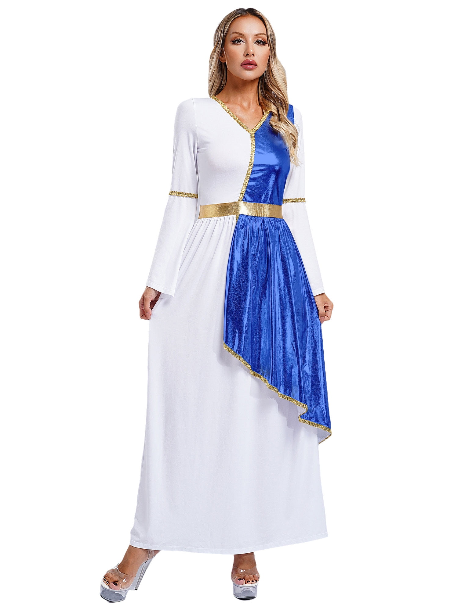 Eandarui Womens Greek Costume Ancient Toga Liturgical Praise Dance ...