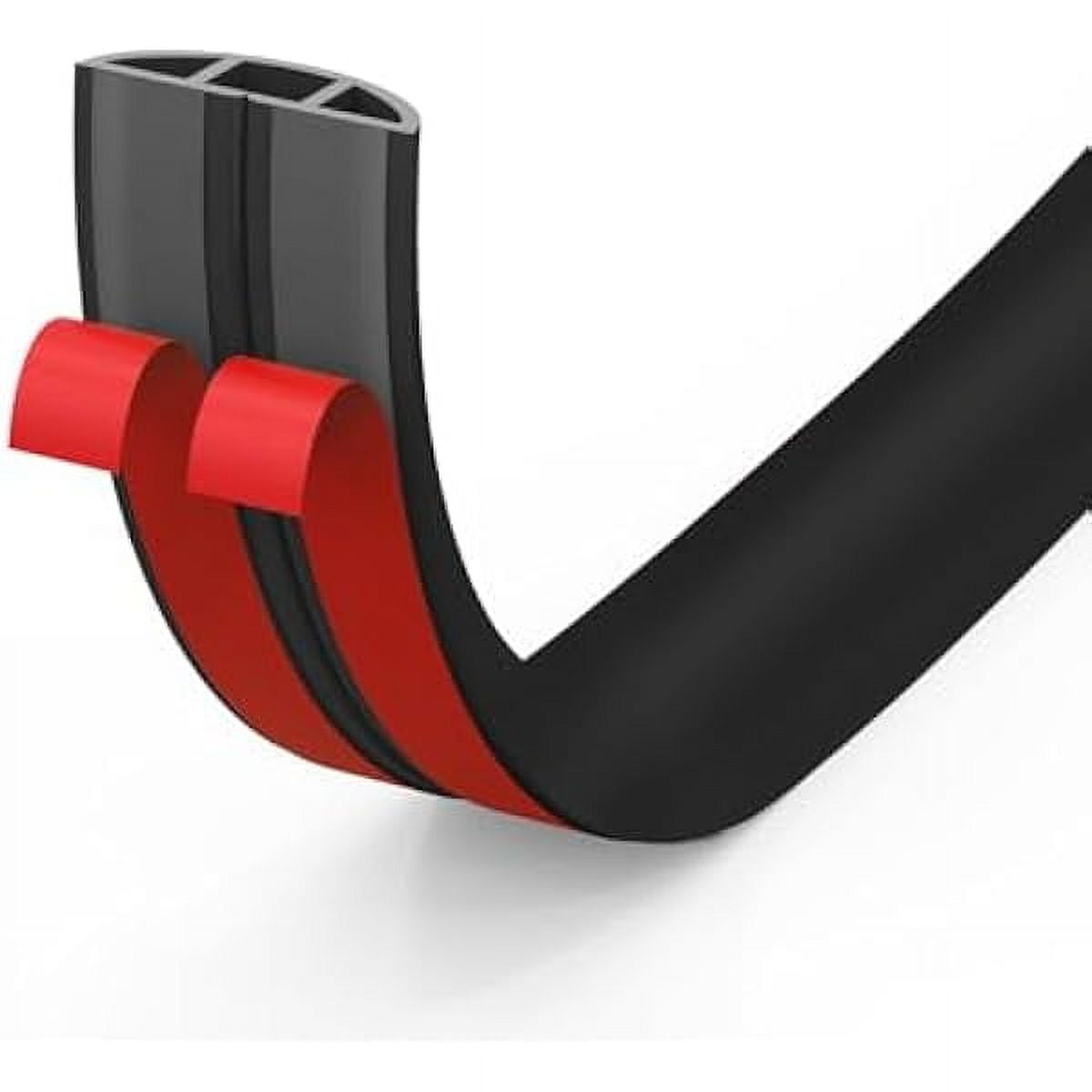 Eapele Floor Cord Cover 6 Ft, Black Floor Cable Cover Self Adhesive ...