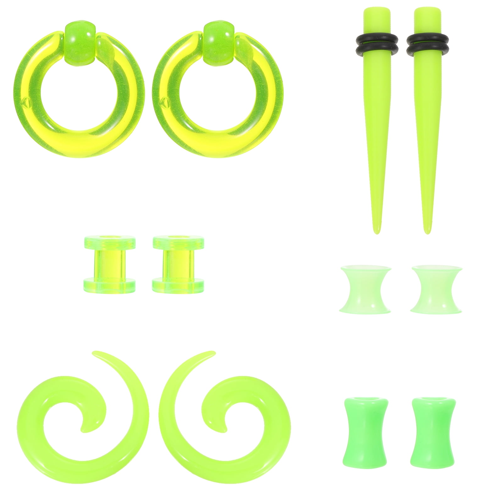 Ear Amplifier Ear Stretching Kit Acrylic Ear Expansion Ear Gauge ...