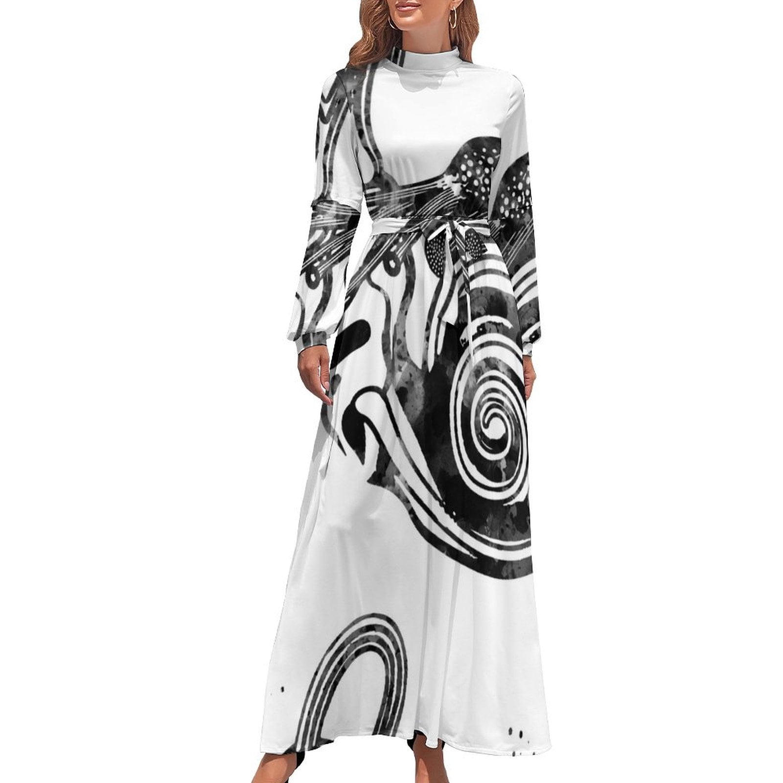 Ear Anatomy Cochlea and Semicircular Canals Long Dress summer woman ...