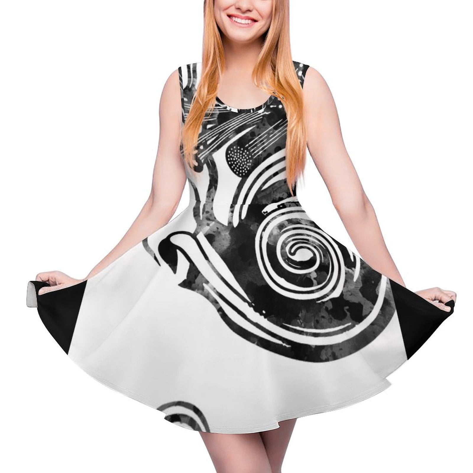 Ear Anatomy Cochlea and Semicircular Canals Sleeveless Dress dresses ...