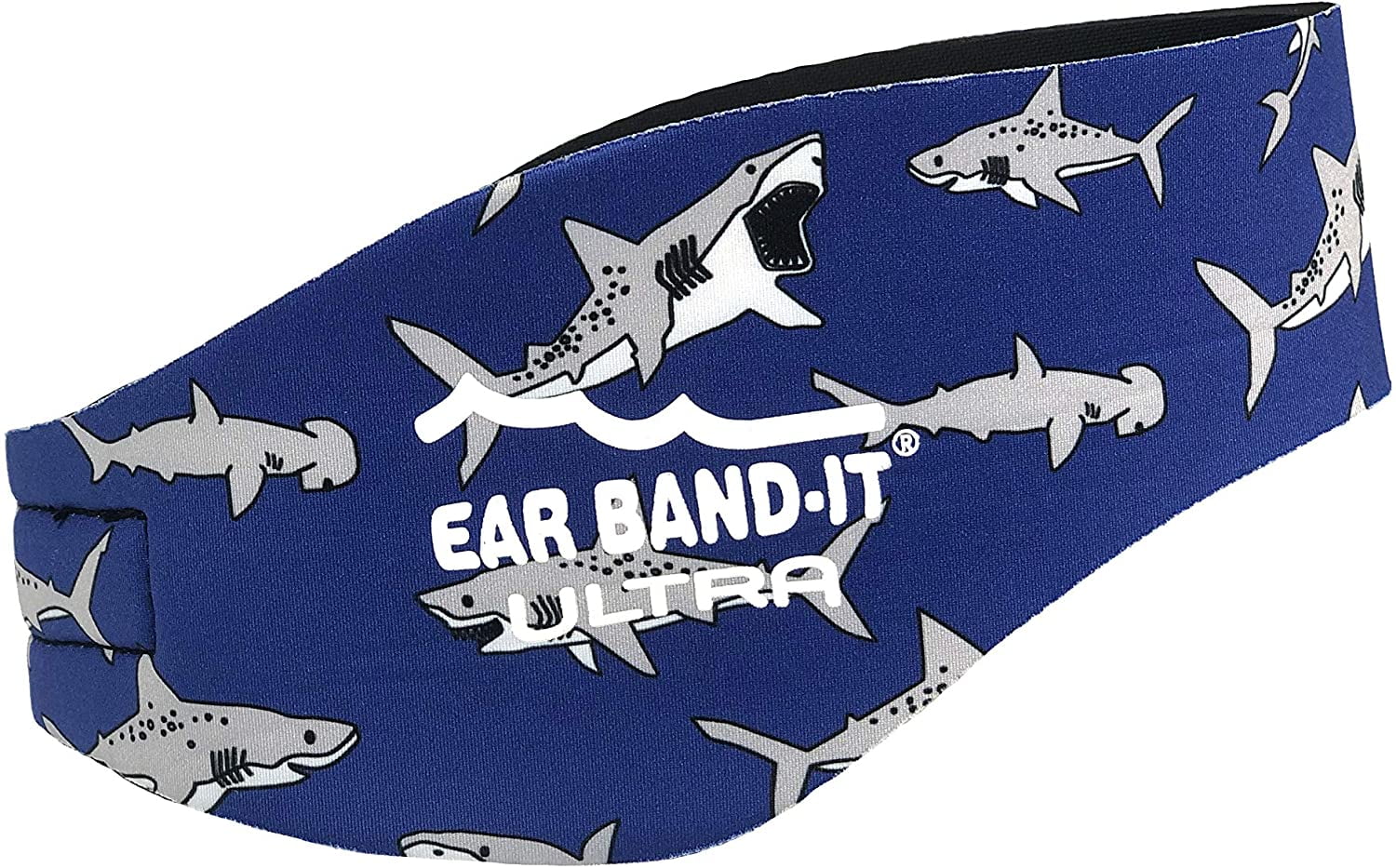 Ear Band-It Ultra Swimming Headband, Waterproof Silicone, Holds ...