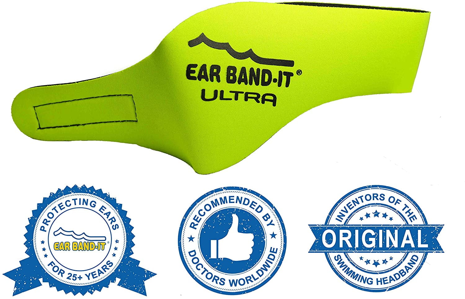 Ear Band-It Ultra Swimming Headband - Best Swimmer's Headband - Keep ...