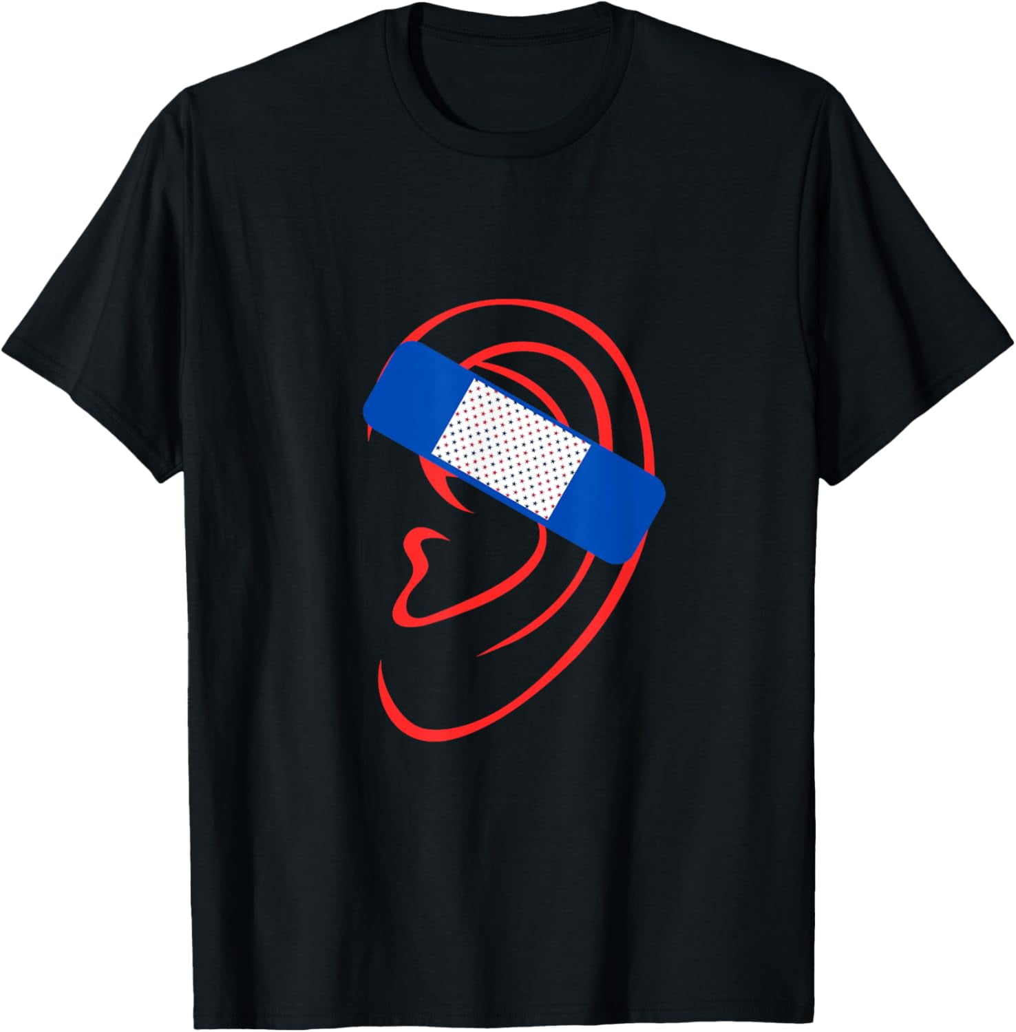 Ear Bandage 2024 Funny Ear Bandage 2024 T-Shirt - Walmart.com