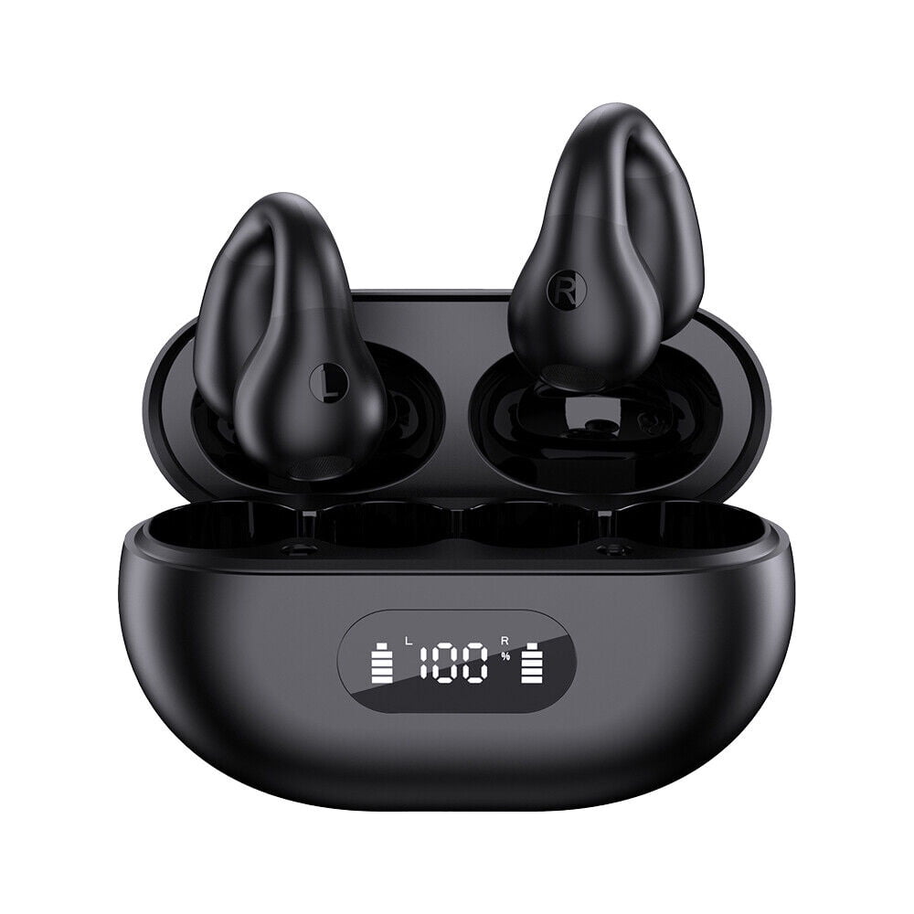 Ear Bone Conduction Earring Type Sports Clip Ear Wireless Bluetooth ...