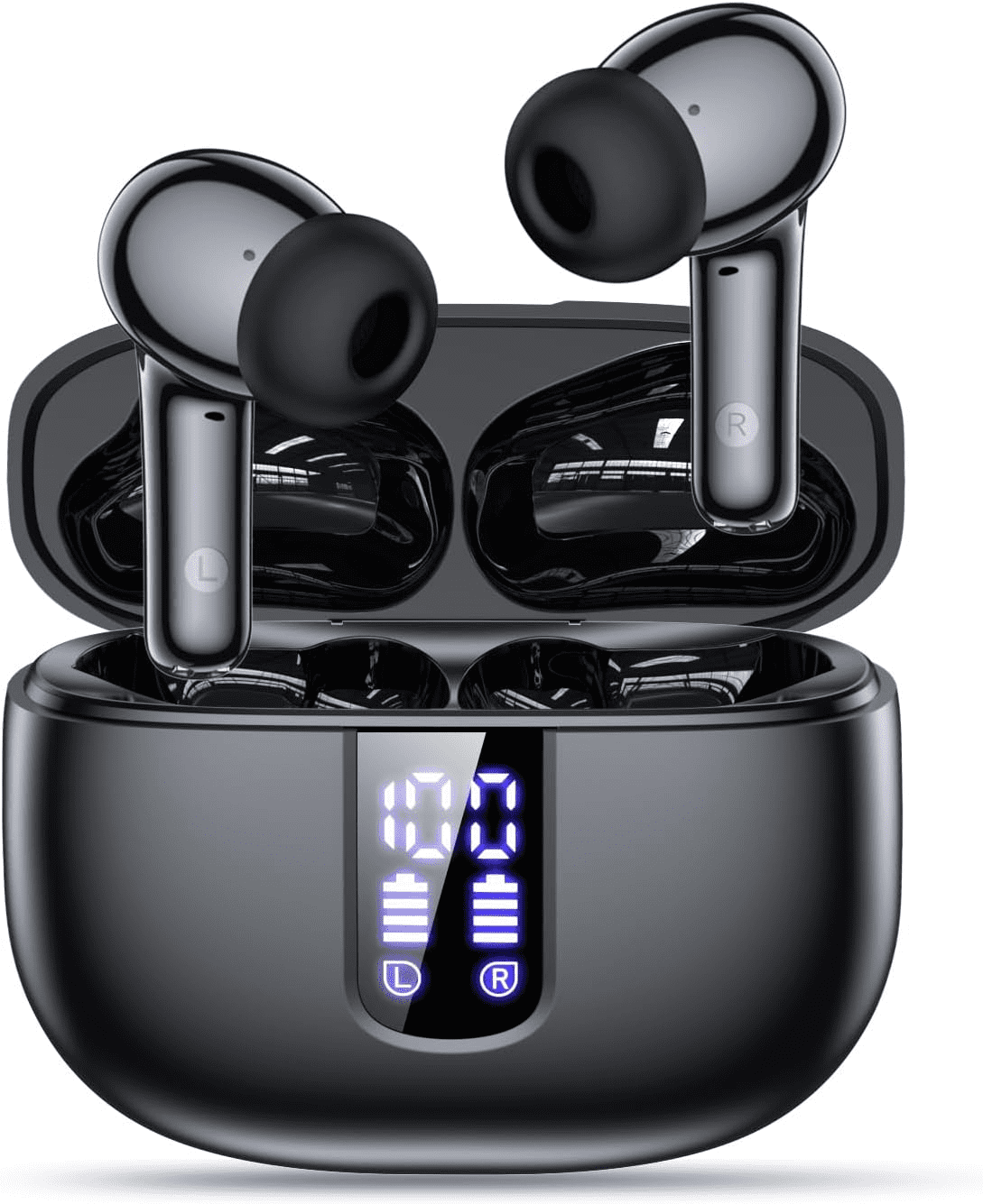 Ear Buds Bluetooth Headphones 60Hrs in Ear Wireless Earbuds Deep Bass ...