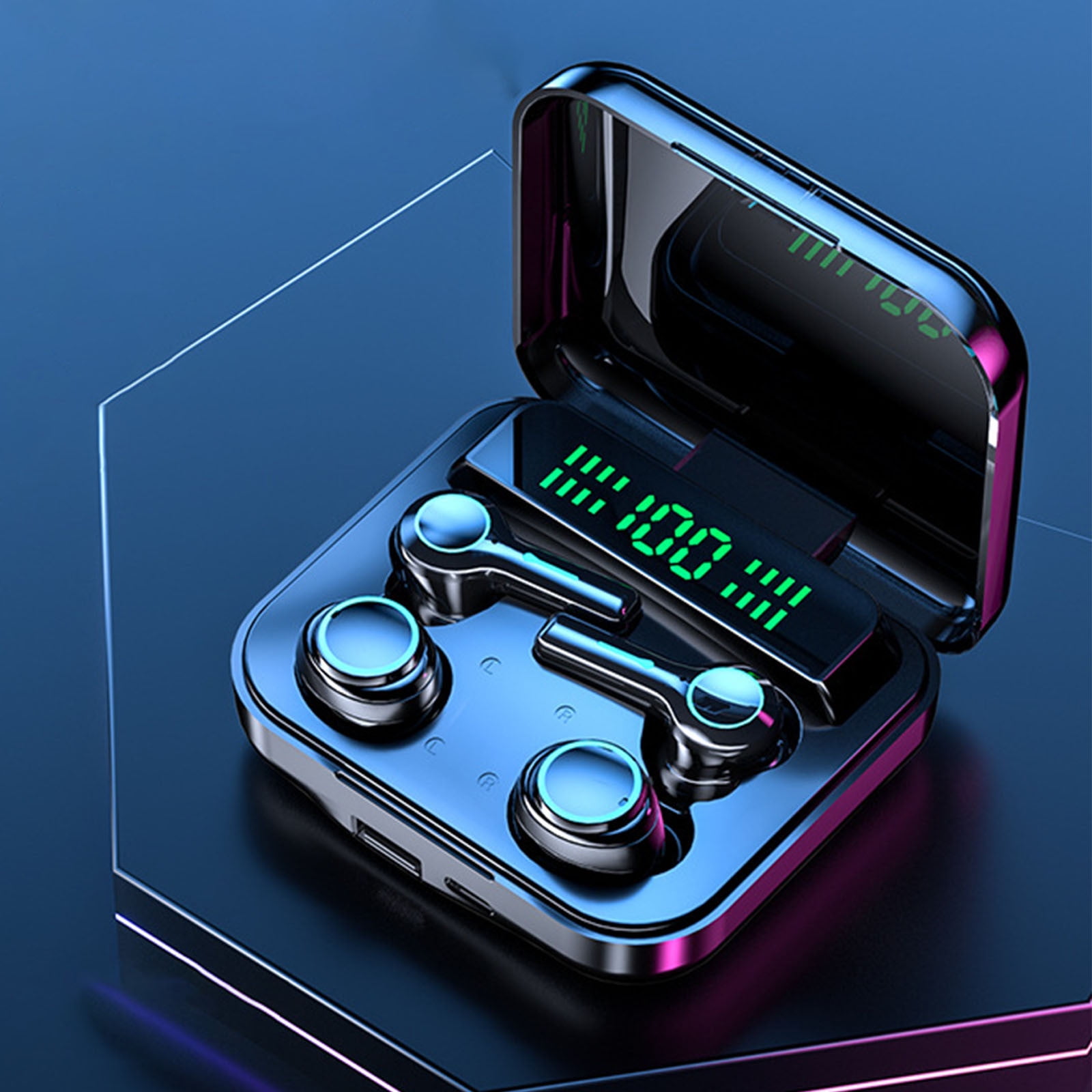 Ear Buds Double -Headphones With LED Aperture Different Wireless ...