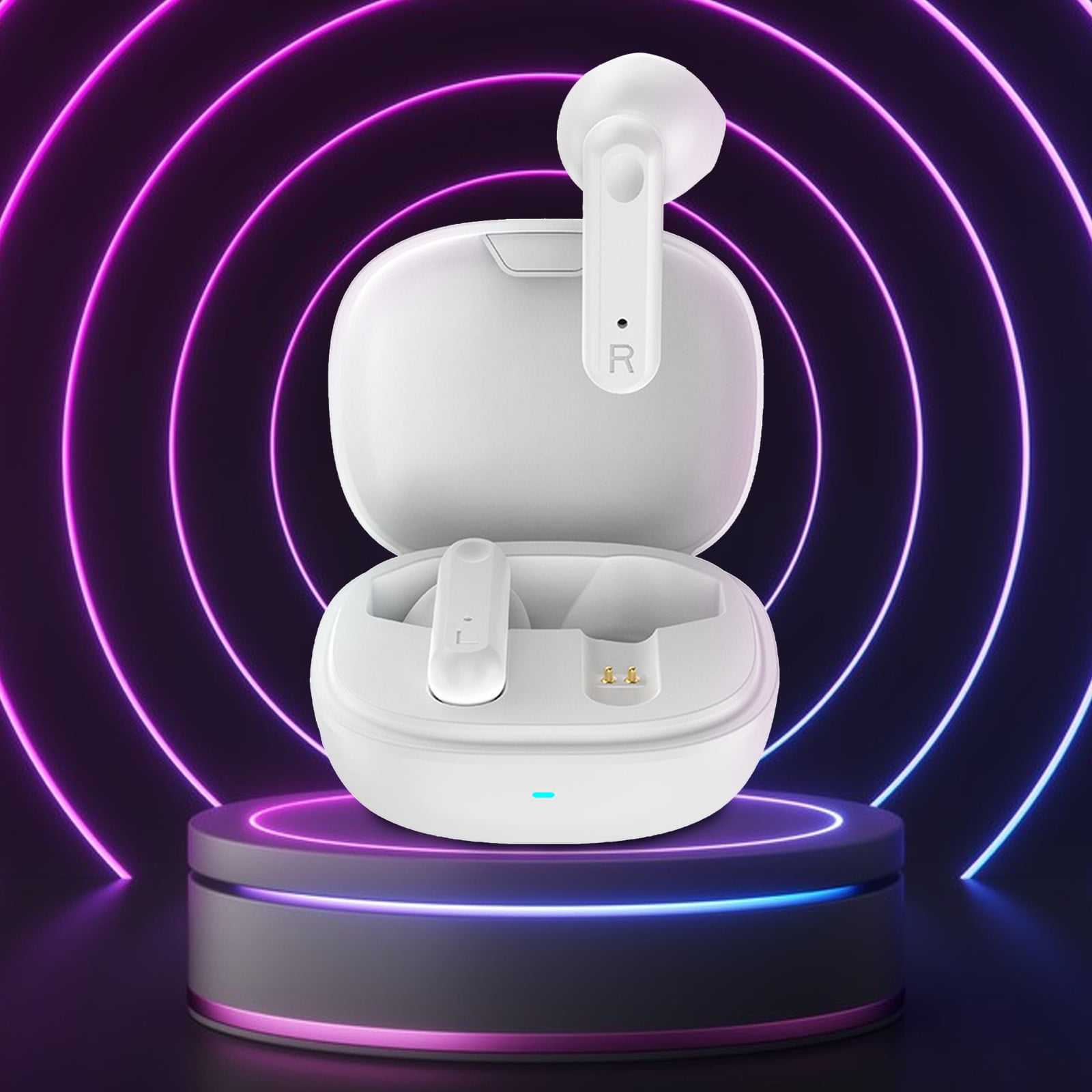 Ear Buds Half In Ear True Bluetooth 5.3 Wireless Headphones With Long ...