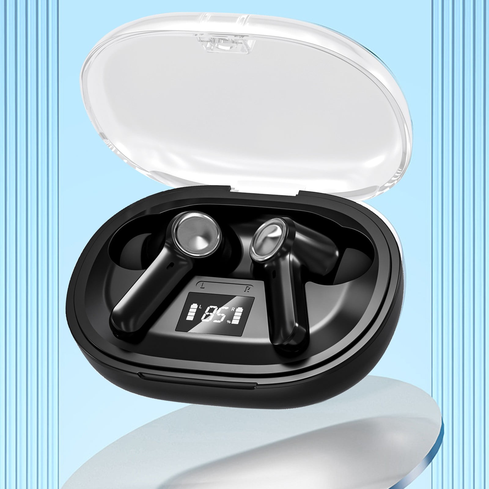 Ear Buds In-Ear Bluetooth Headset Dazzling Colourful Lights Sweatproof ...