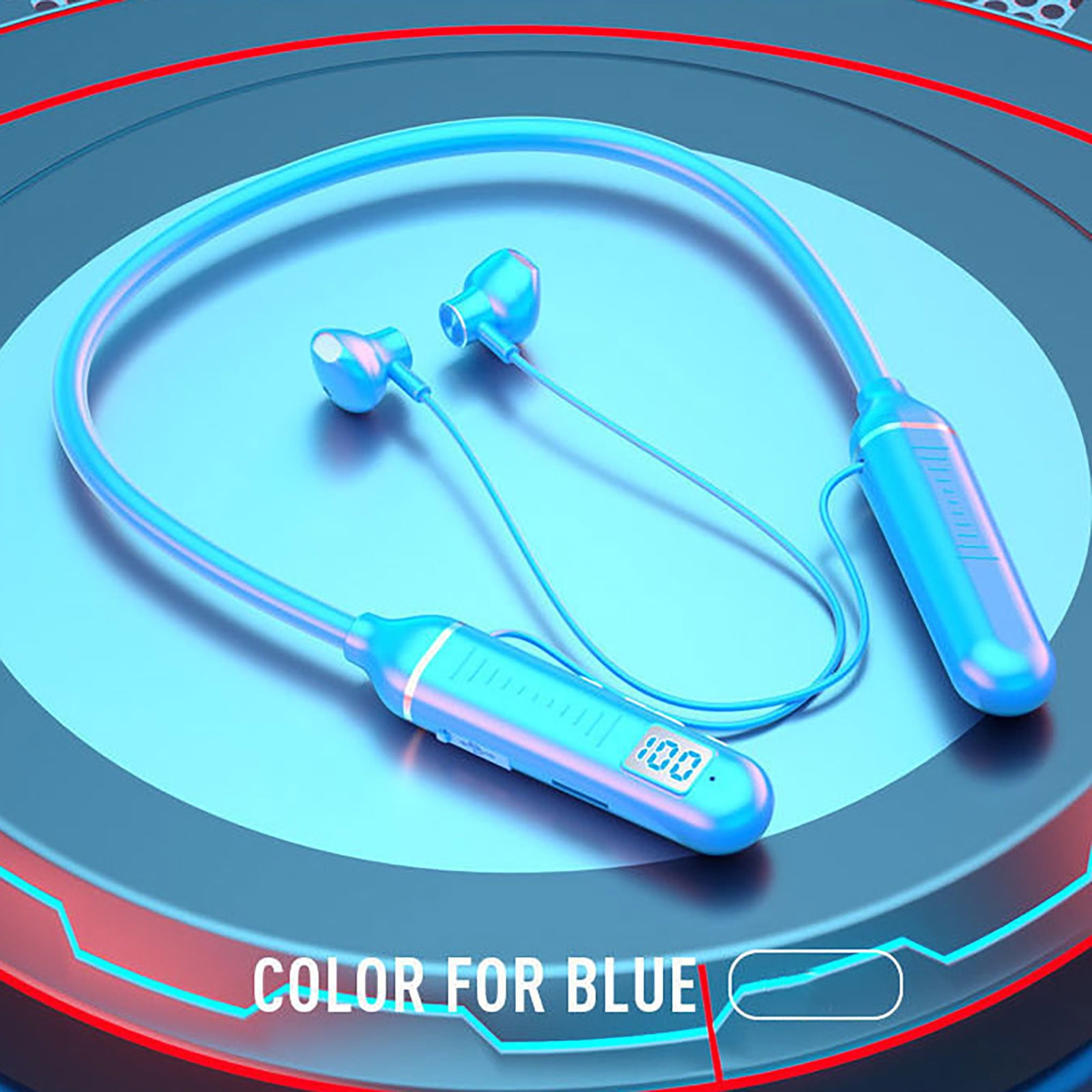 Ear Buds Led Digital Display Earplug Neck Mounted Noise Reduction ...