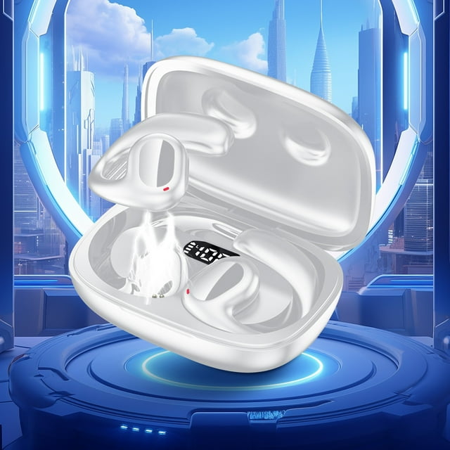 Ear Buds Sports Ear Mounted Bluetooth 5.3 Ultra Long Range Non Ear ...