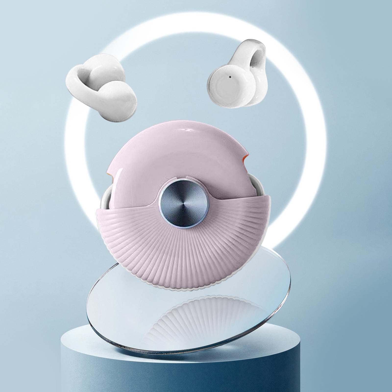 Ear Buds Wireless Bluetooth Headset Sport Ear Clip Bluetooth 5.0 ...