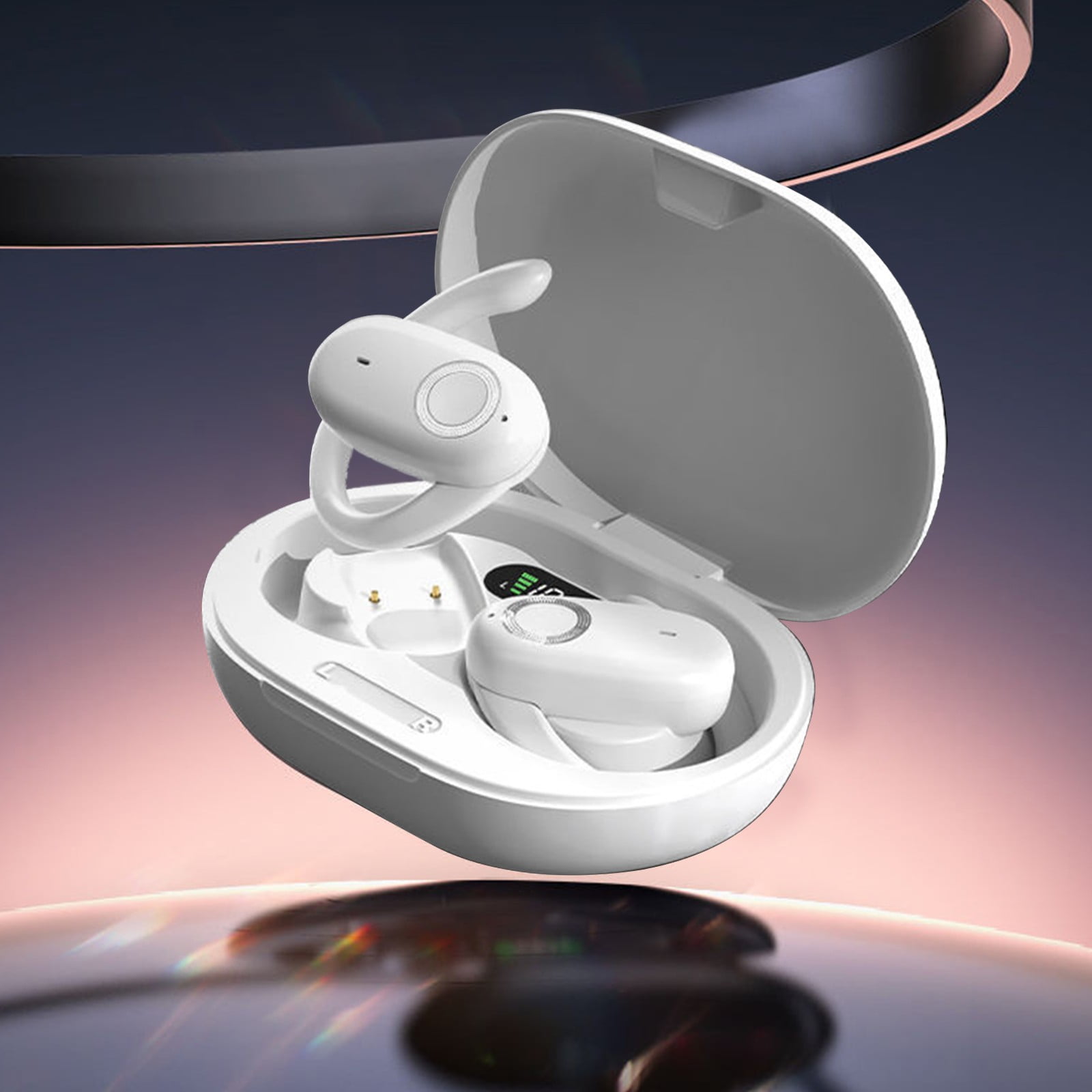 Ear Buds Wireless Earbuds Bluetooth Headphones Stereo Bass Over-Ear ...