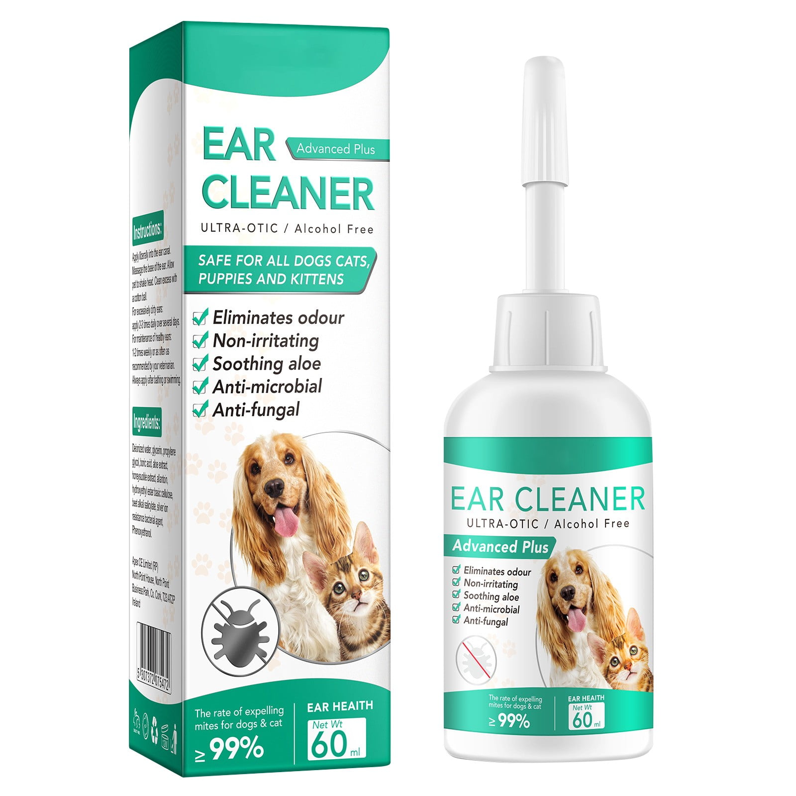 Ear Cleaner For Dogs Ear Cleaner For Dogs Ear Care For Dogs And Cats ...